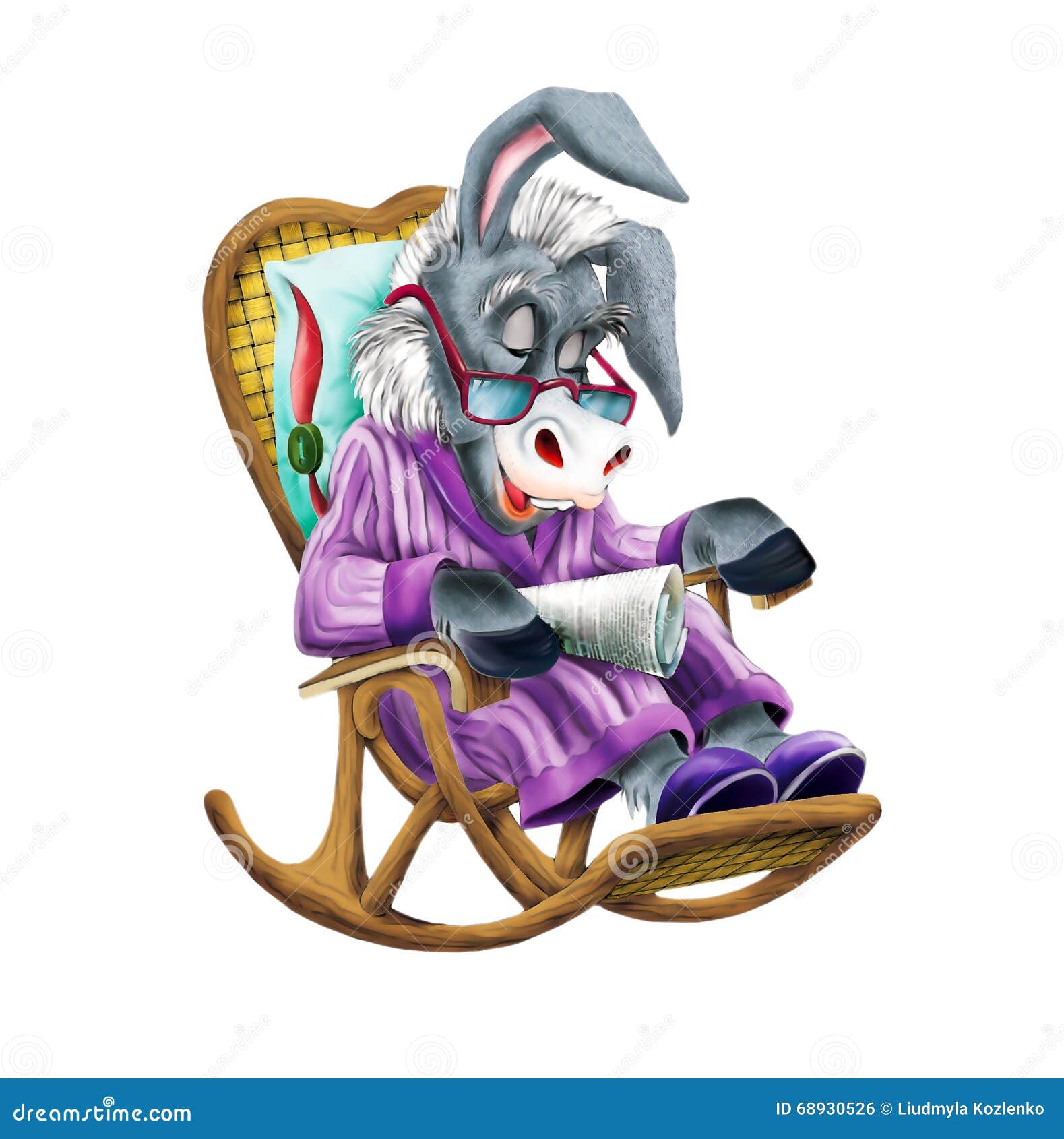 Dreamlike Donkey A Gentle Expression Of Nature In Bill Gekas Style ...