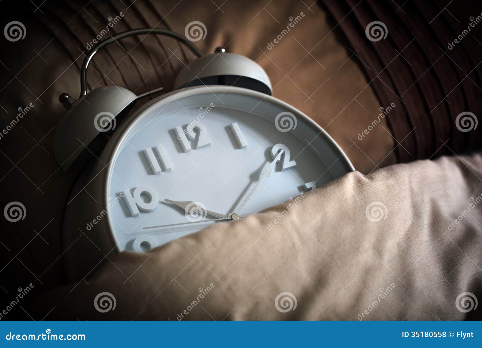Sleeping alarm clock stock photo. Image of concepts, bell - 35180558