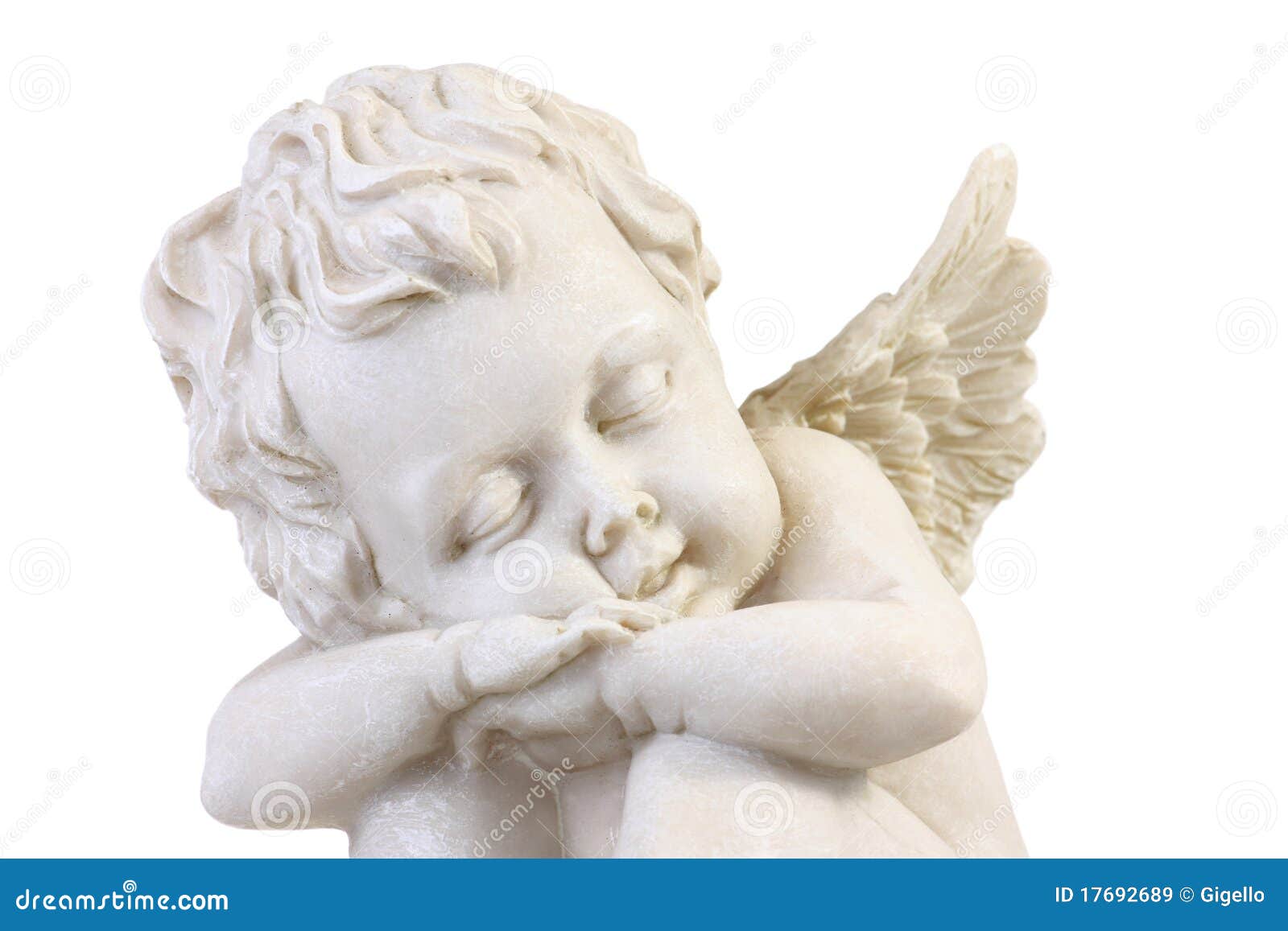 Sleeping angel stock image. Image of guarding, decorative - 17692689