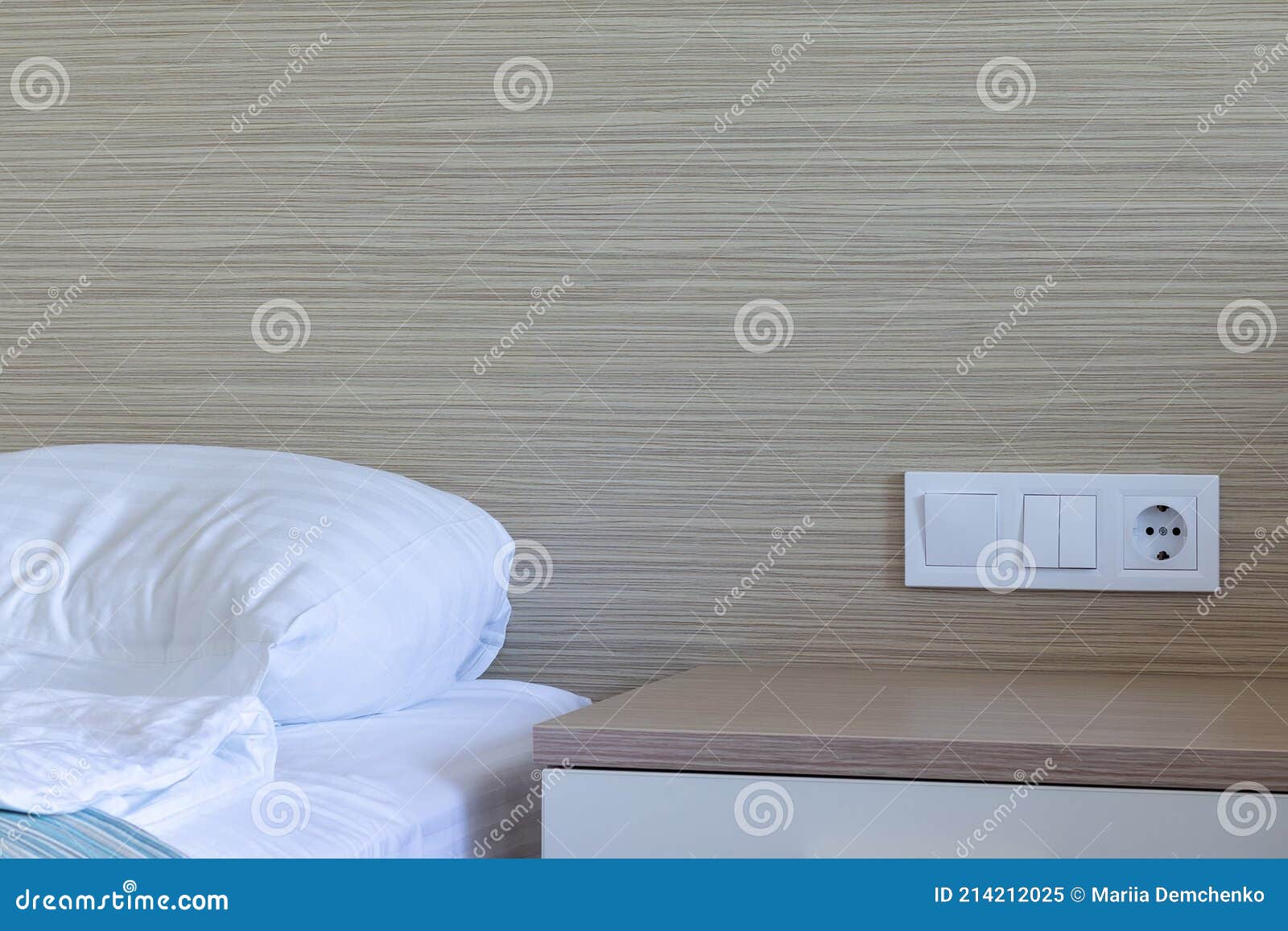 Sleeping Area, Bedroom in Resort Hotel with Bed, Bedside Table, Group ...