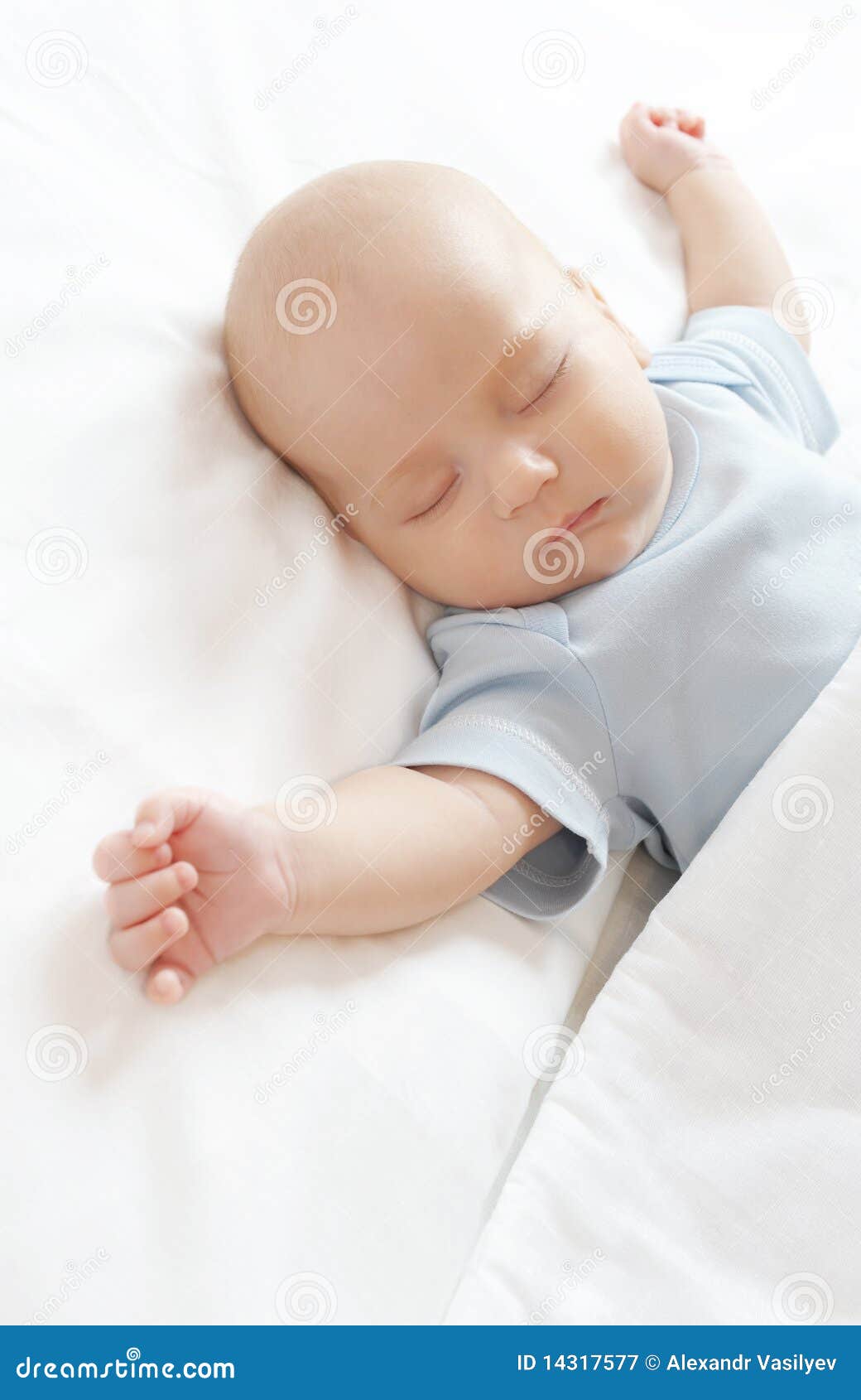 The sleeping baby stock image. Image of toddler, relaxation - 14317577