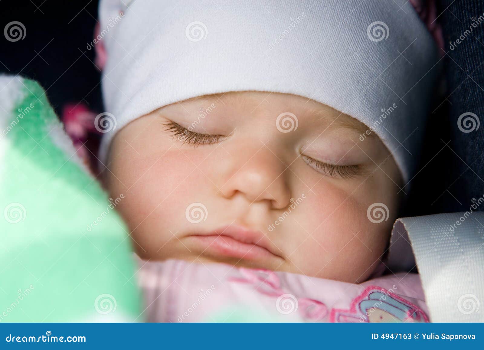 A sleeping baby stock image. Image of facial, little, eyes - 4947163