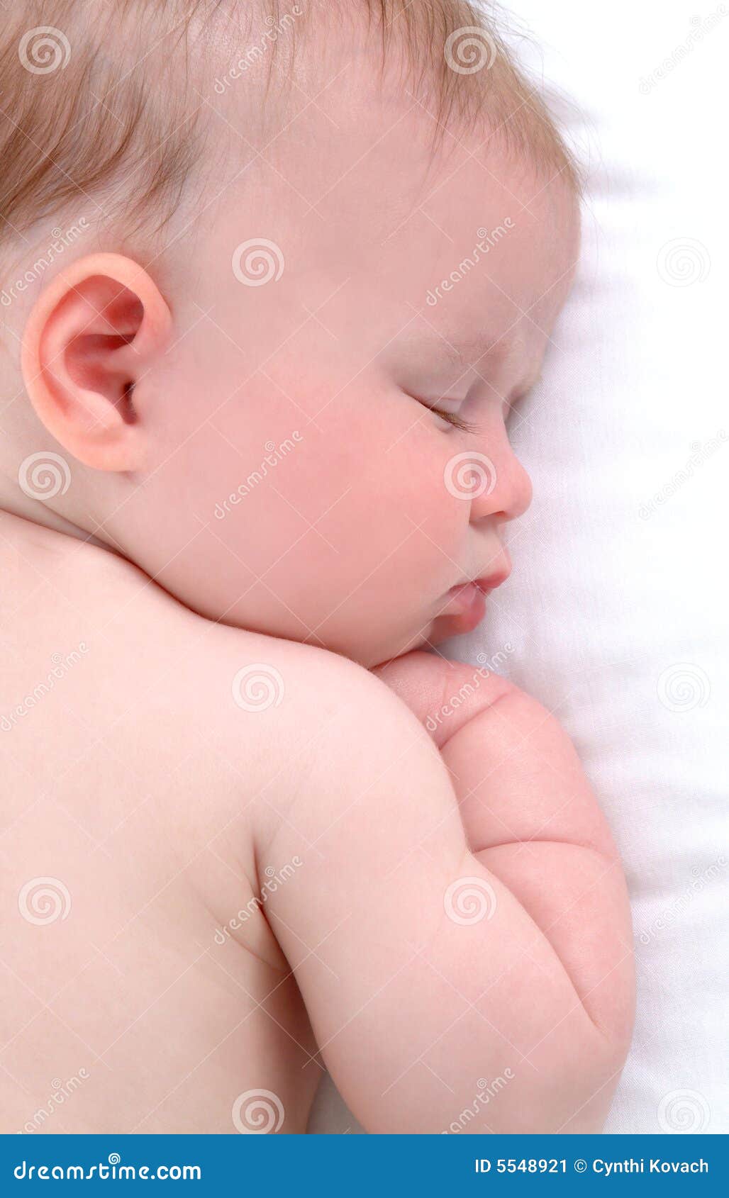 Sleeping Baby stock image. Image of laying, expression - 5548921