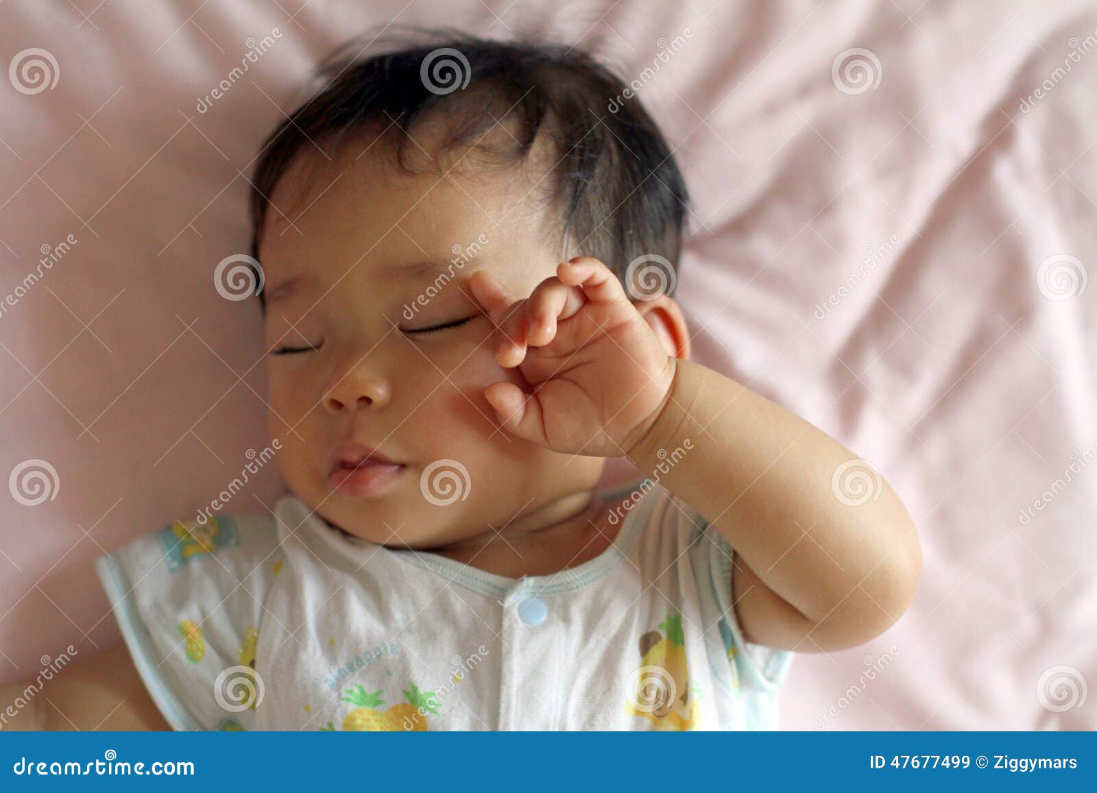 Sleeping baby boy stock image. Image of japanese, years - 47677499