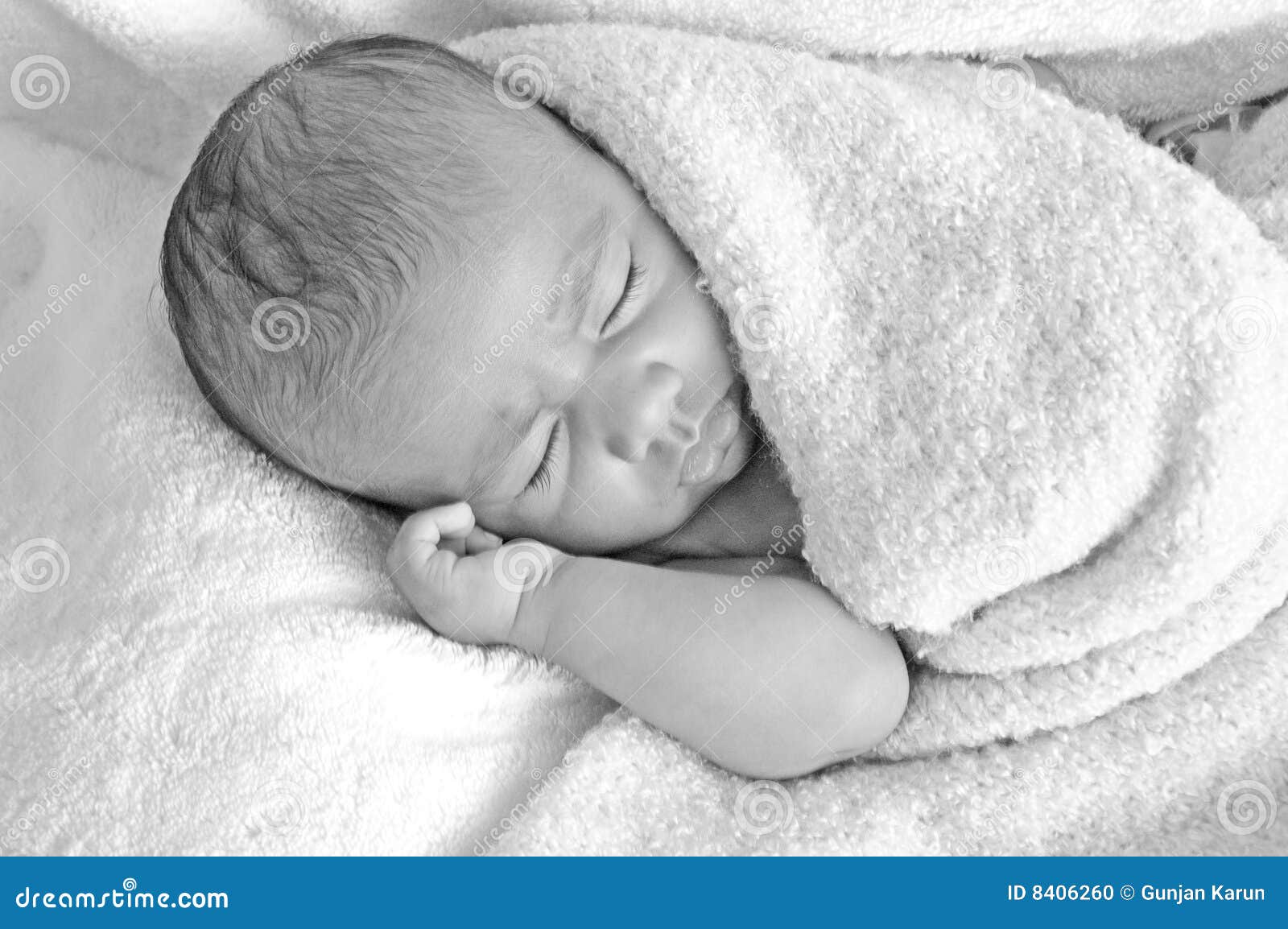 Baby Boy Smiling Sleeping