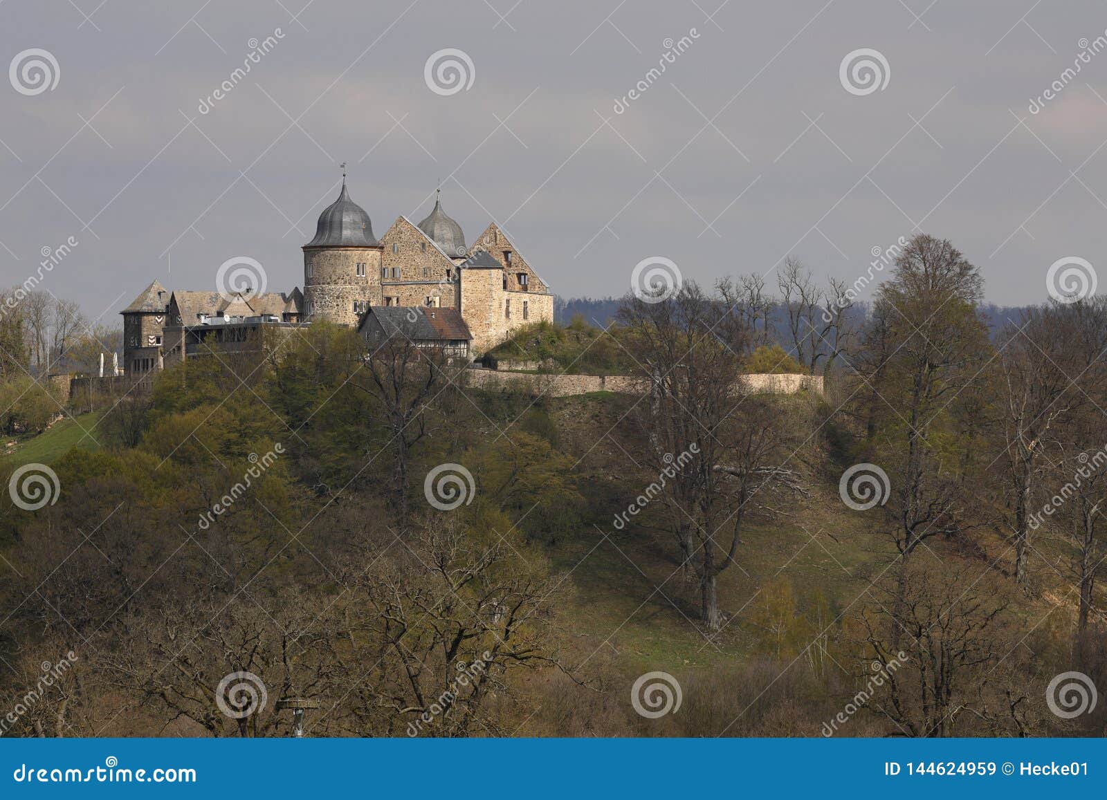 Sleeping Beauty Castle Sababurg Stock Image - Image of castle, culture ...