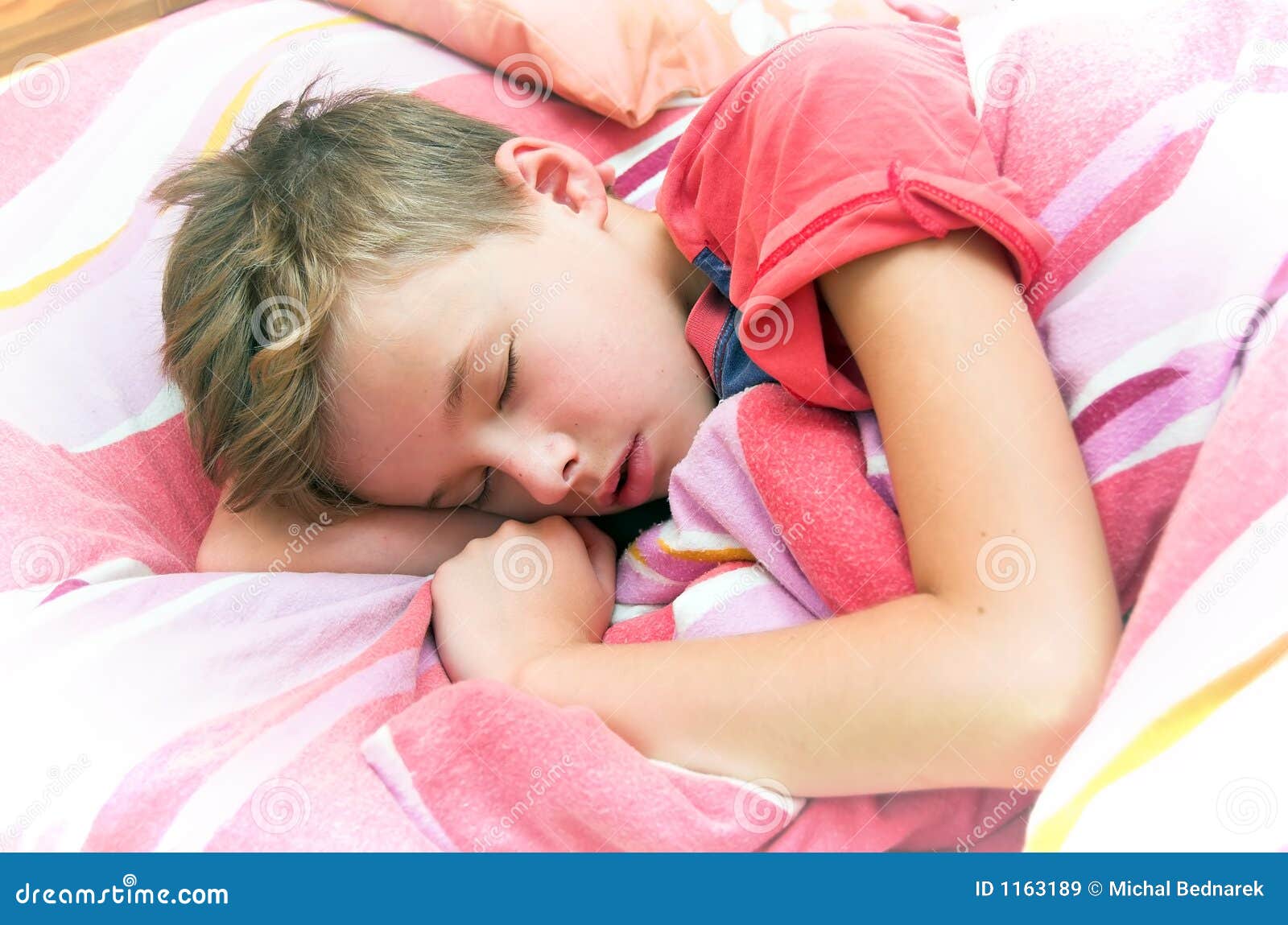 Sleeping boy stock image. Image of cute, rest, tired, relax - 1163189