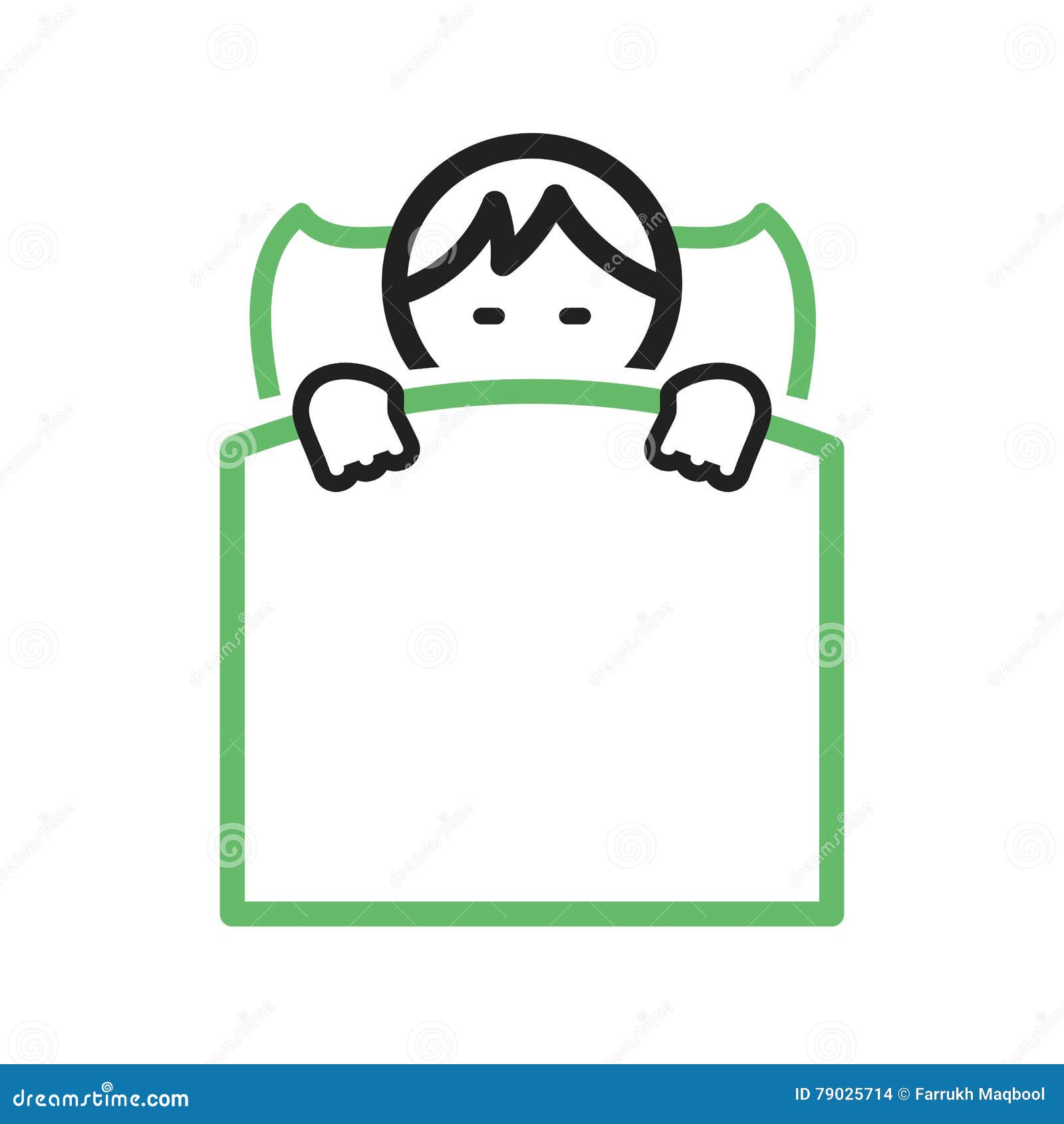 Sleeping stock vector. Illustration of sleeping, resting - 79025714