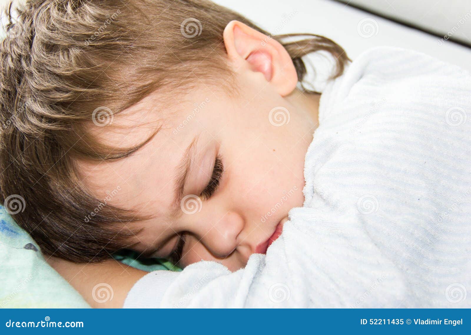 Sleeping Boy Son Healthy Sleep Rest Stock Image - Image of bright, care ...