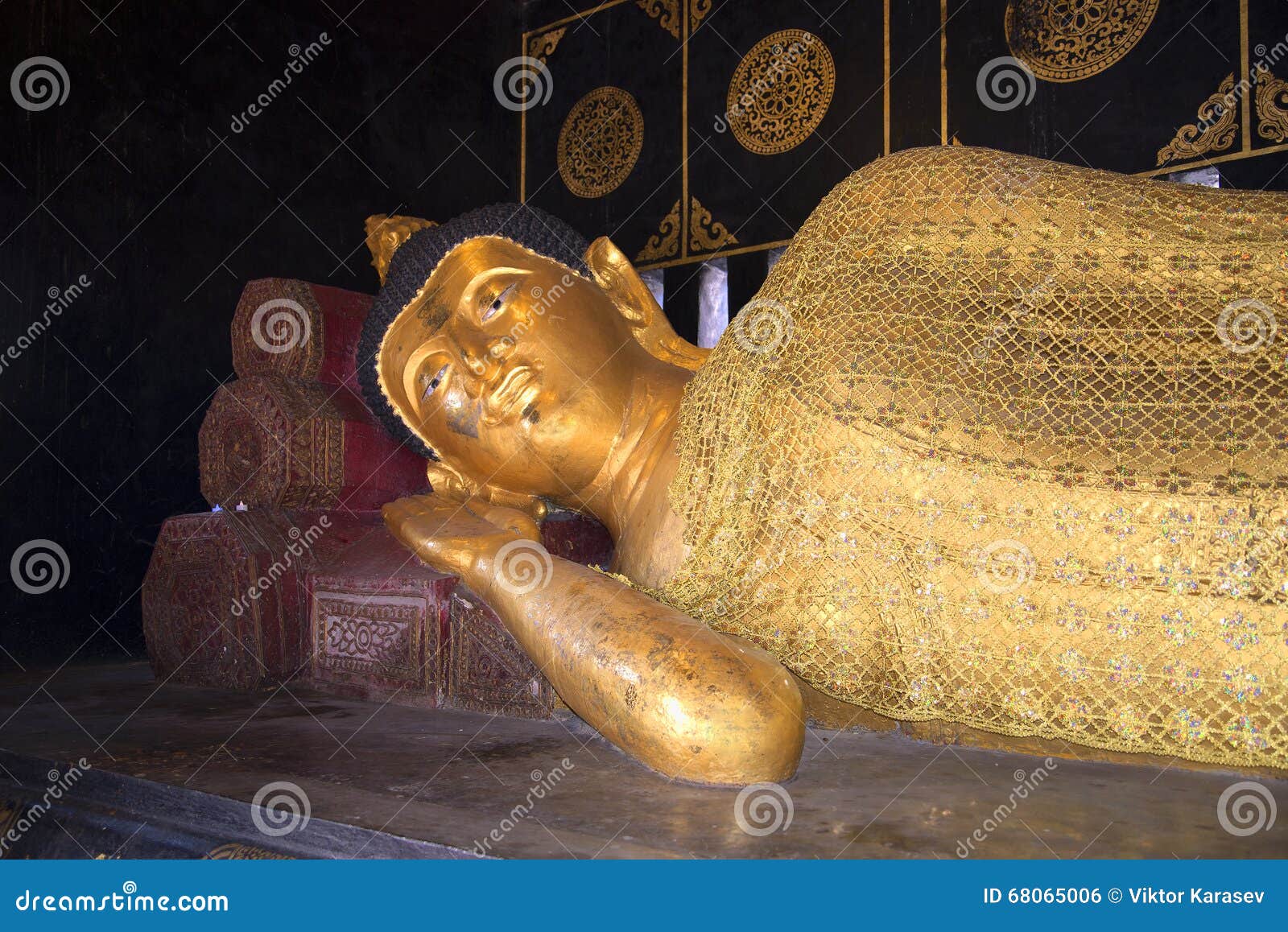 Sleeping Buddha Statue Editorial Image | CartoonDealer.com #277873356