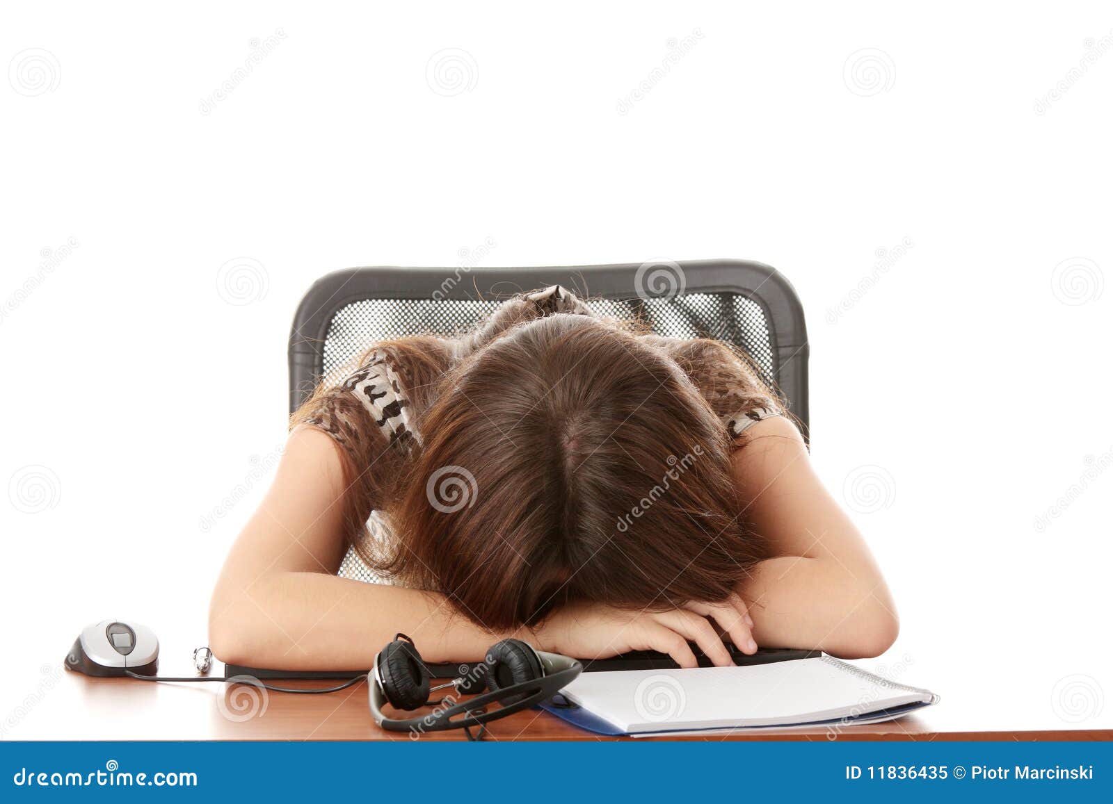 Sleeping in call center stock image. Image of caucasian - 11836435