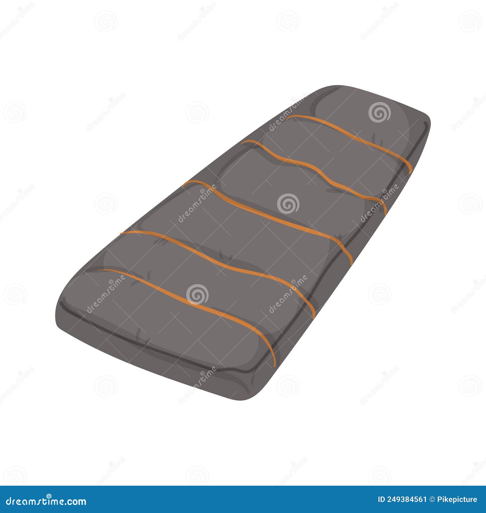 Sleeping Camp Mat Cartoon Vector Illustration Stock Vector ...
