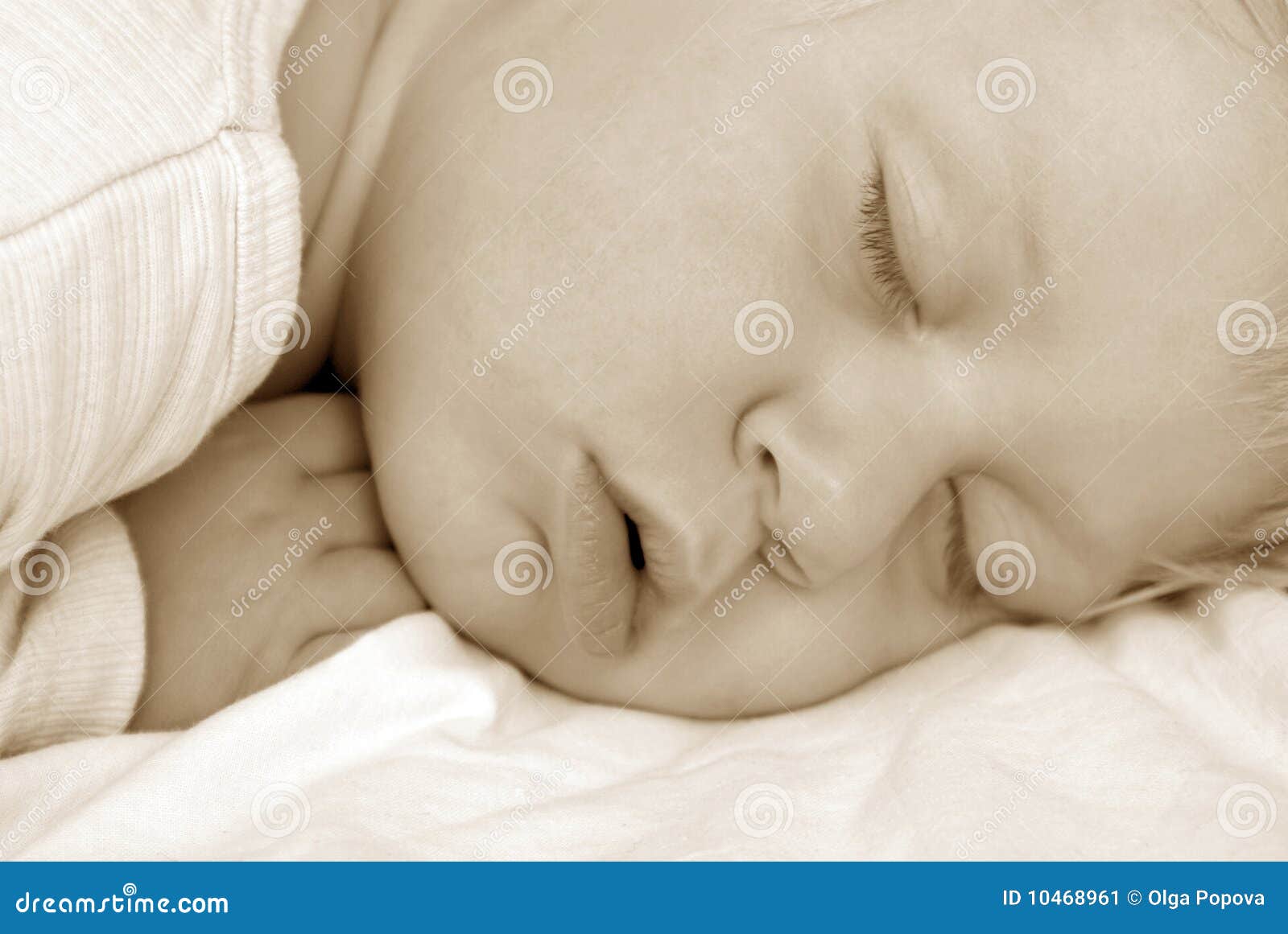 The sleeping child stock image. Image of relaxation, close - 10468961