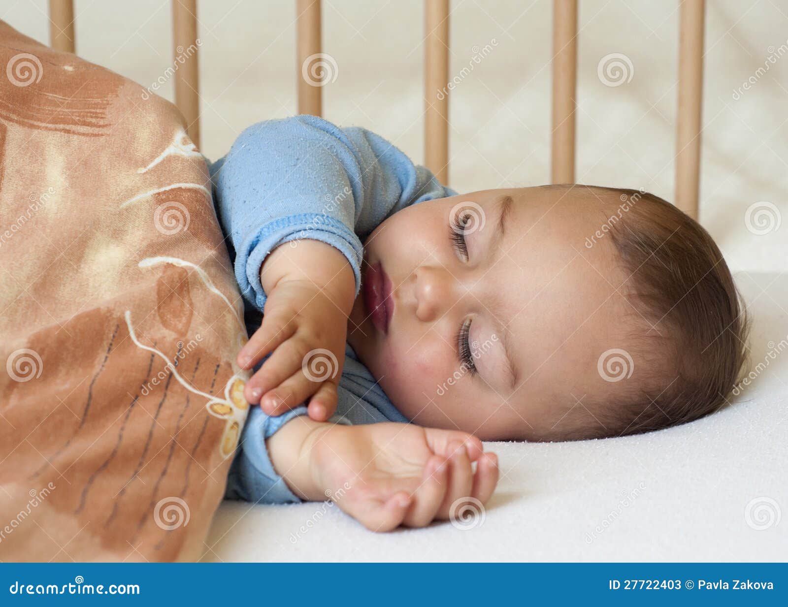 Sleeping child stock image. Image of child, sheet, girl - 27722403