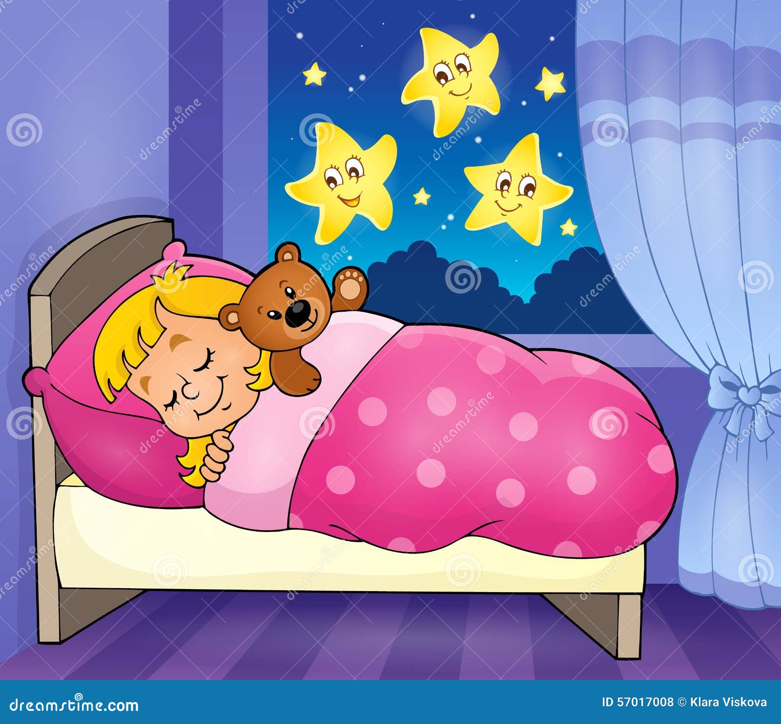 Sleeping Child Theme Image 7 Cartoon Vector | CartoonDealer.com #57168491