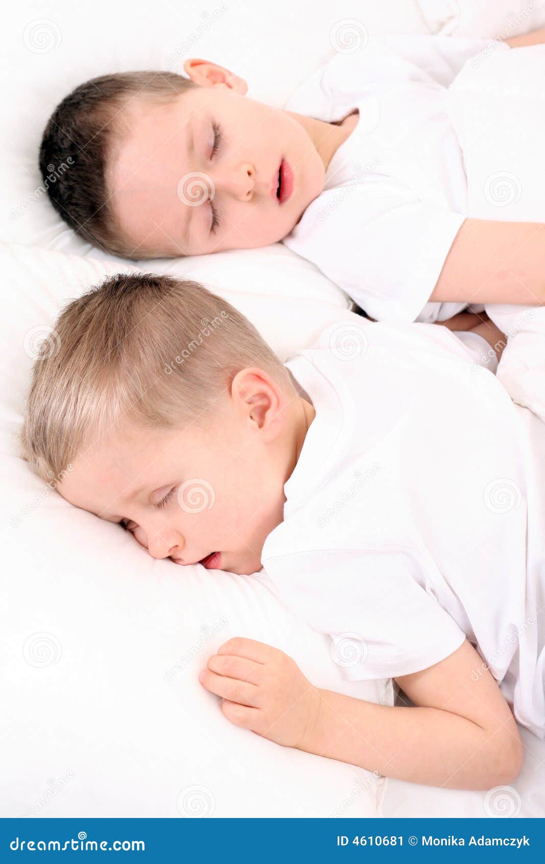 Sleeping children stock image. Image of face, relax, pajamas - 4610681