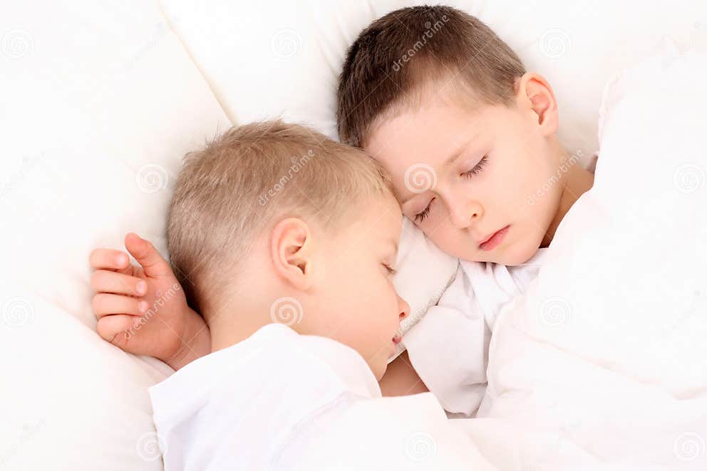 Sleeping children stock photo. Image of innocent, preschooler - 4610858
