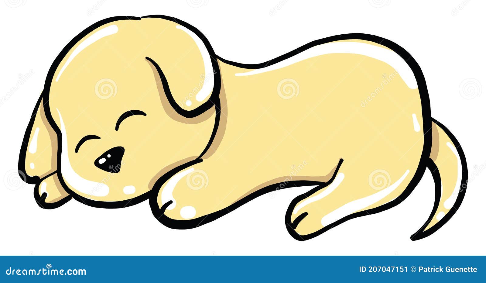 Sleeping Dog, Illustration, Vector Stock Vector - Illustration of breed ...