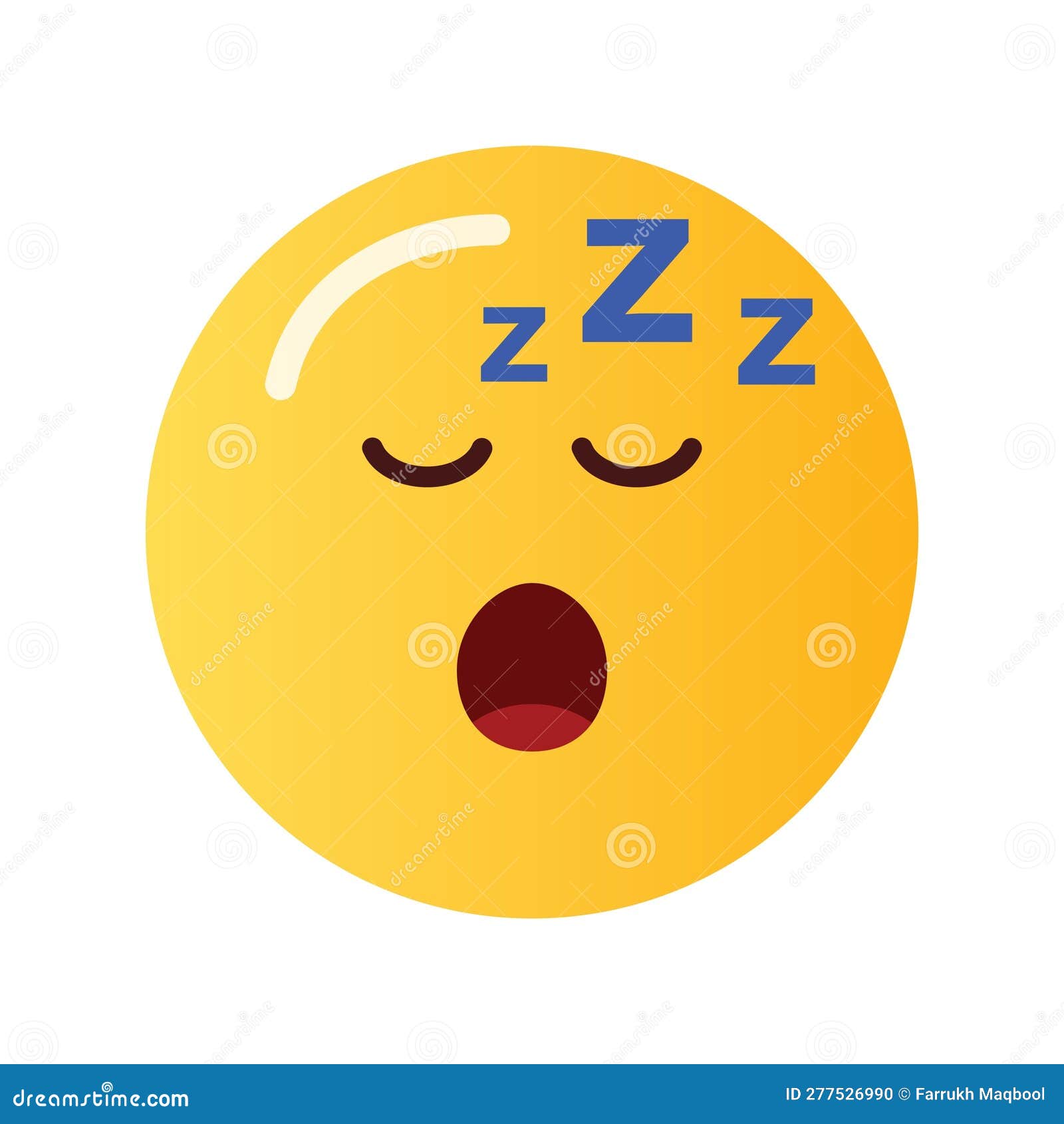 Sleeping Face Icon Vector Image. Suitable for Mobile Apps, Web Apps and ...