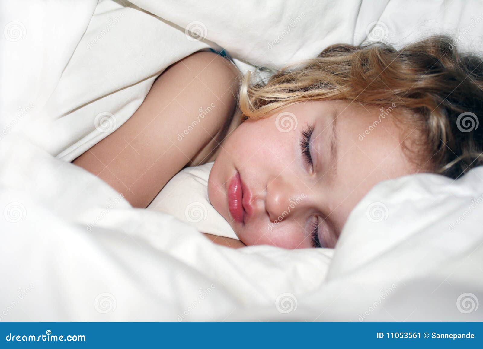 Sleeping girl stock image. Image of relaxation, resting - 11053561