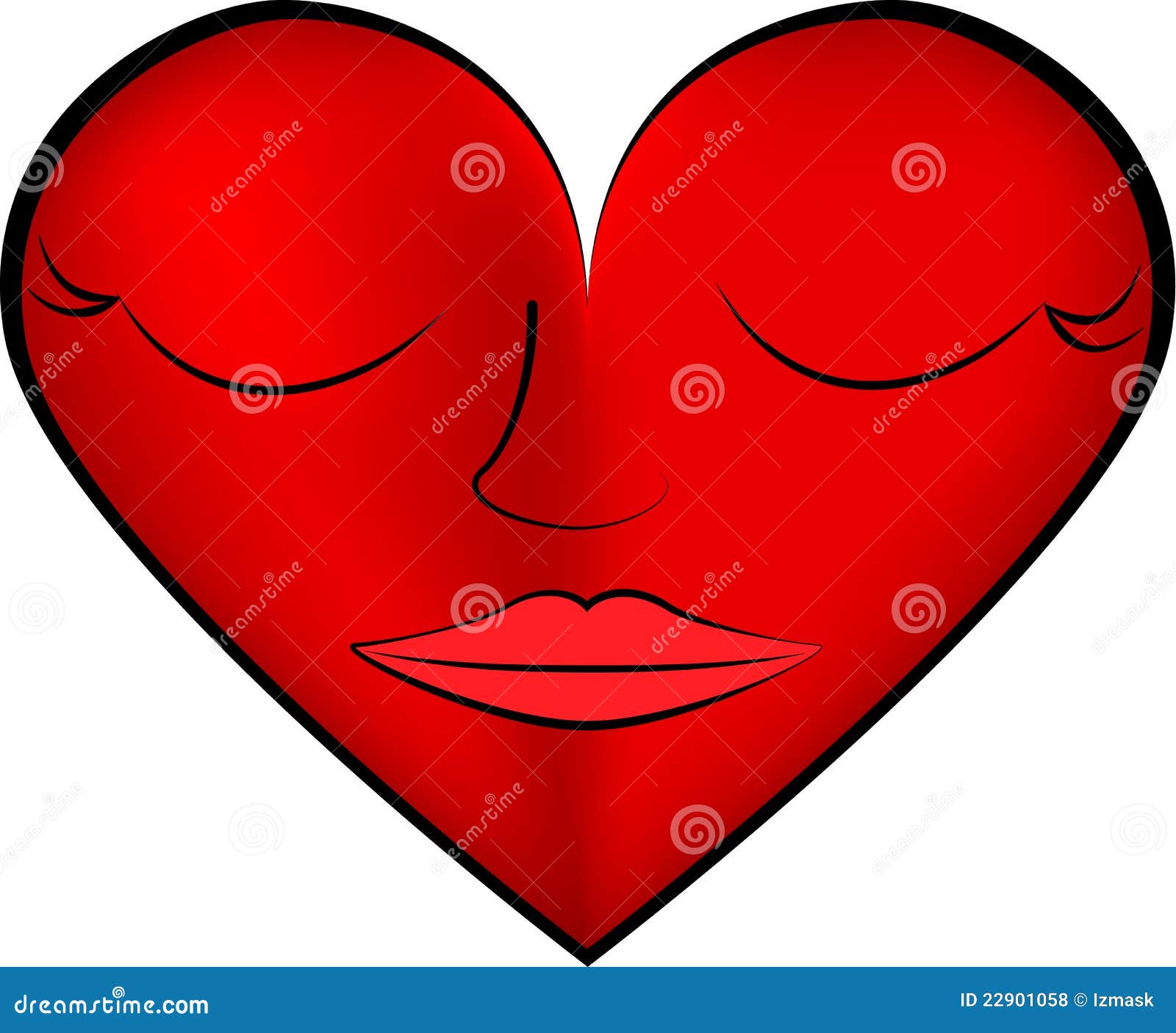Sleeping heart stock vector. Illustration of sleeping - 22901058