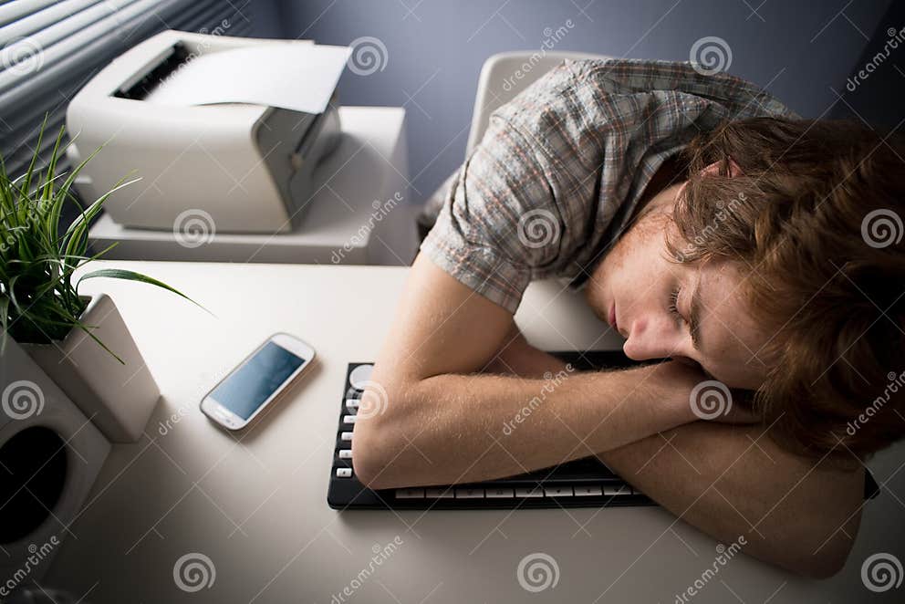 Sleeping on keyboard stock photo. Image of palmtop, cellphone - 38717398