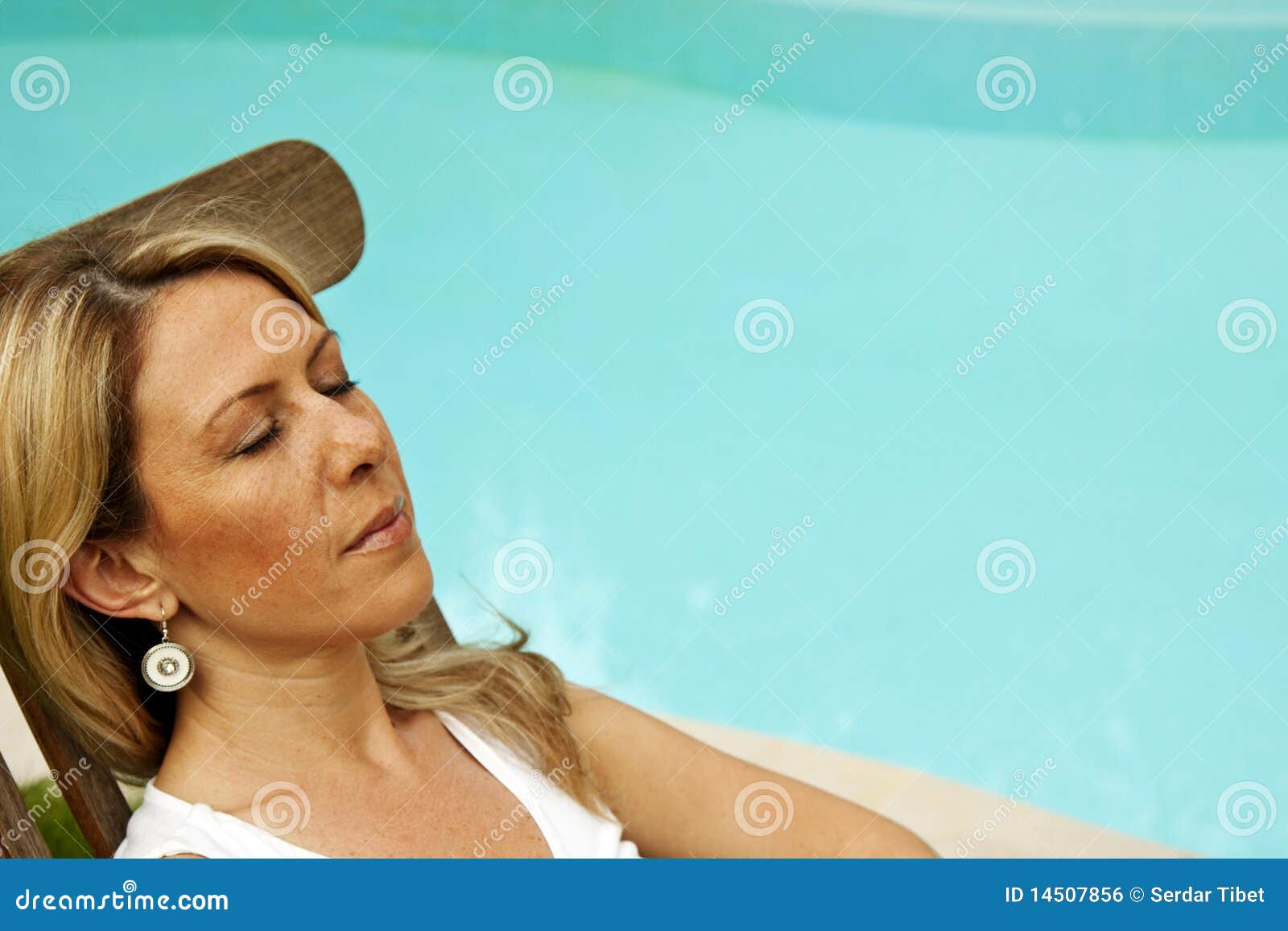 Sleeping lady stock photo. Image of holiday, manner, shut - 14507856