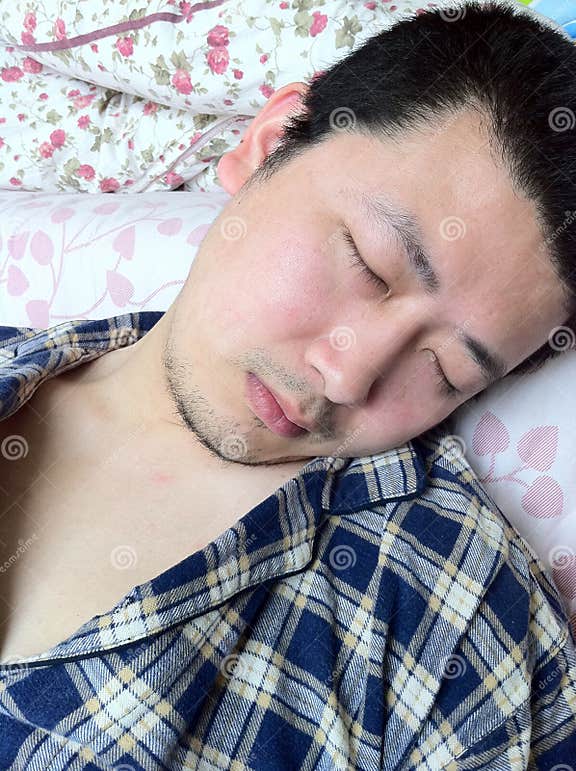 Sleeping man stock image. Image of rest, male, lifestyle - 19203833
