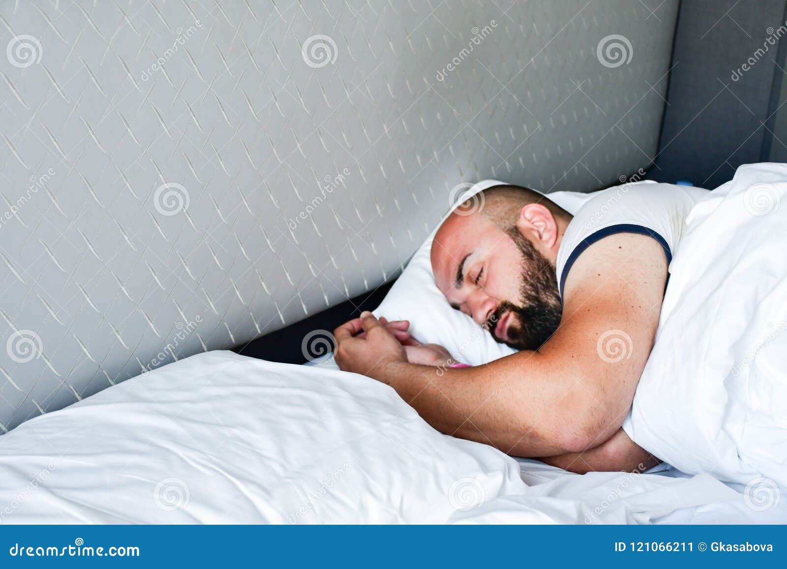 Sleeping man stock image. Image of good, natural, black - 121066211