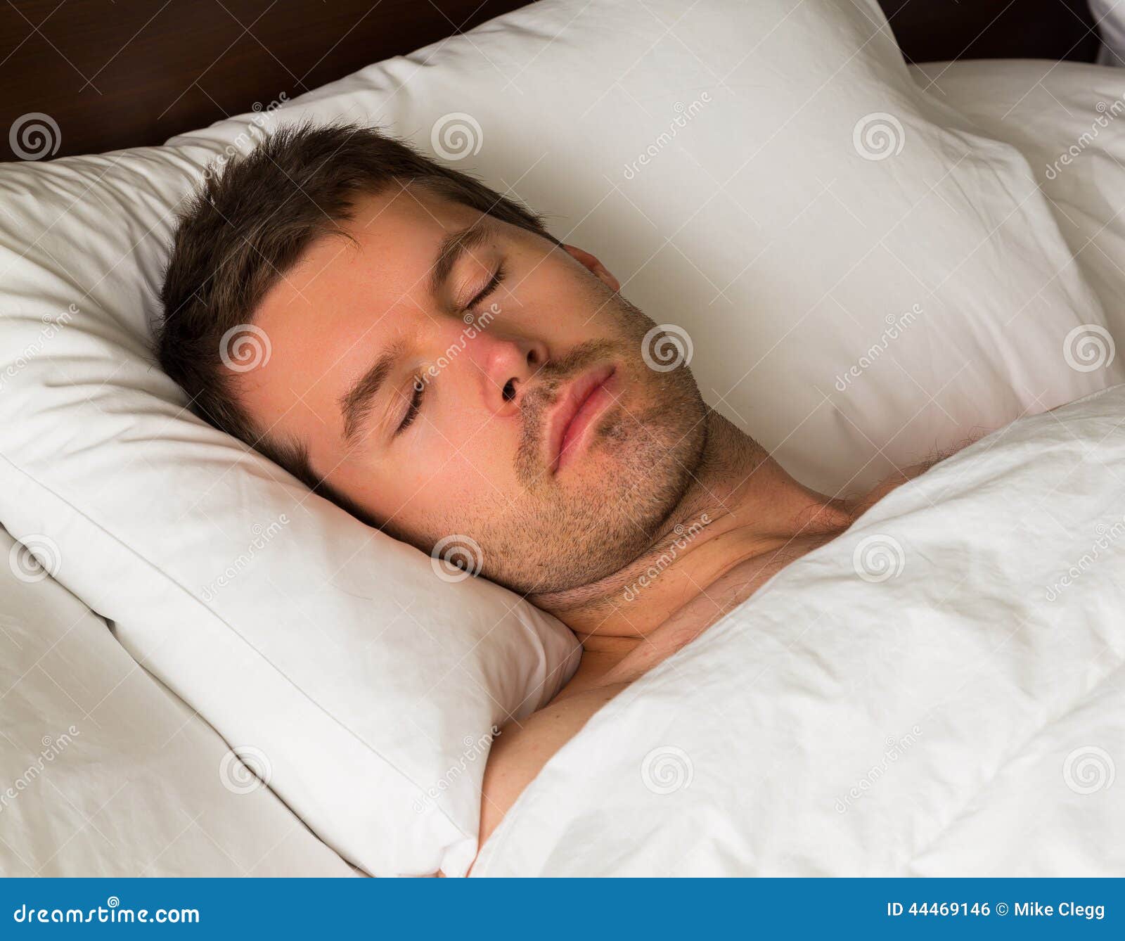 Sleeping man stock photo. Image of lifestyle, peace, male - 44469146