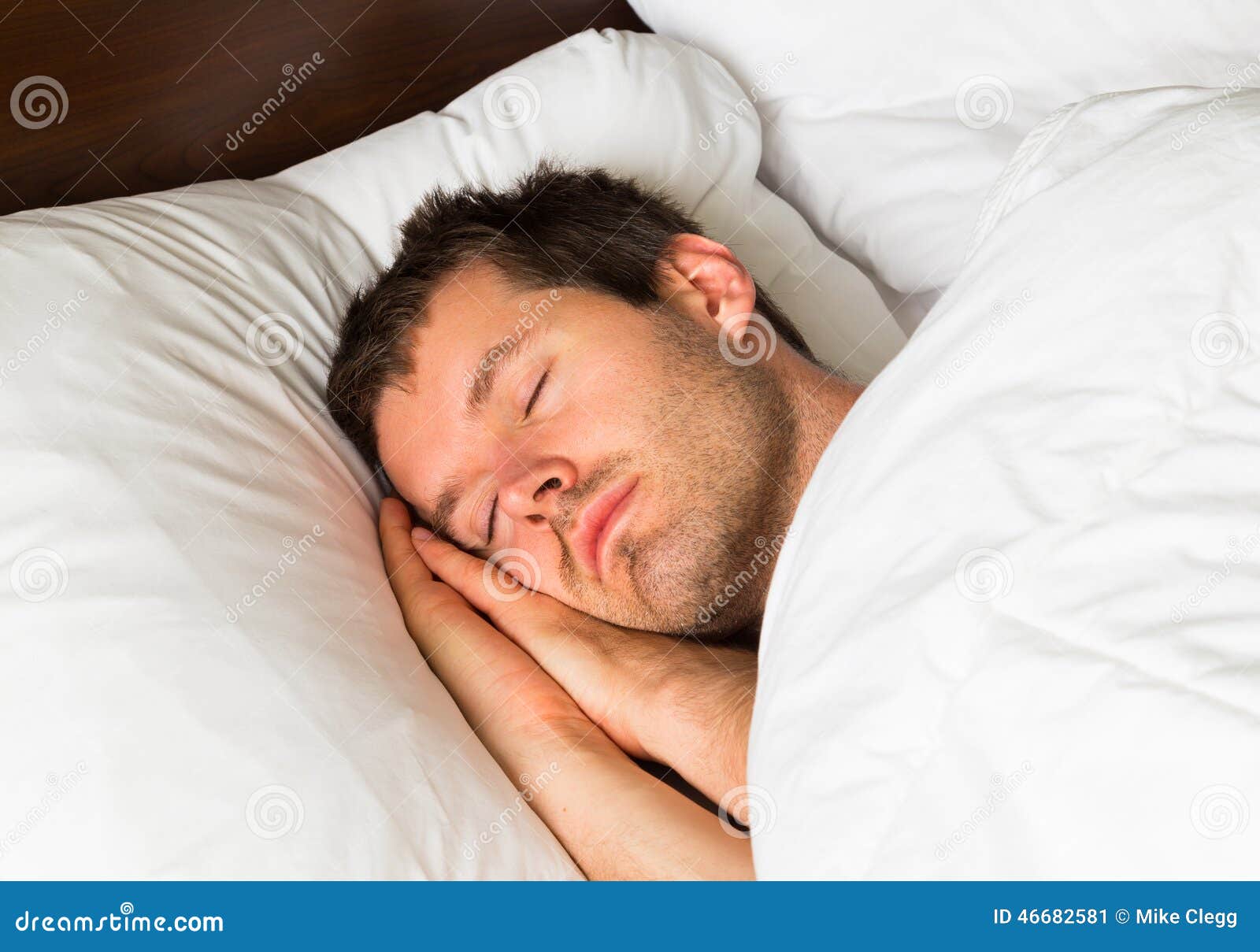 Sleeping man stock image. Image of resting, peaceful - 46682581