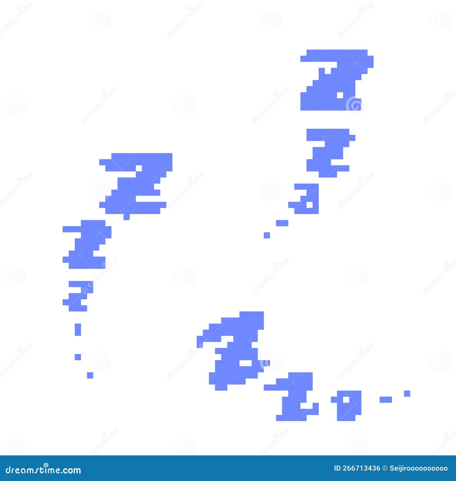 Sleeping mark stock vector. Illustration of material - 266713436