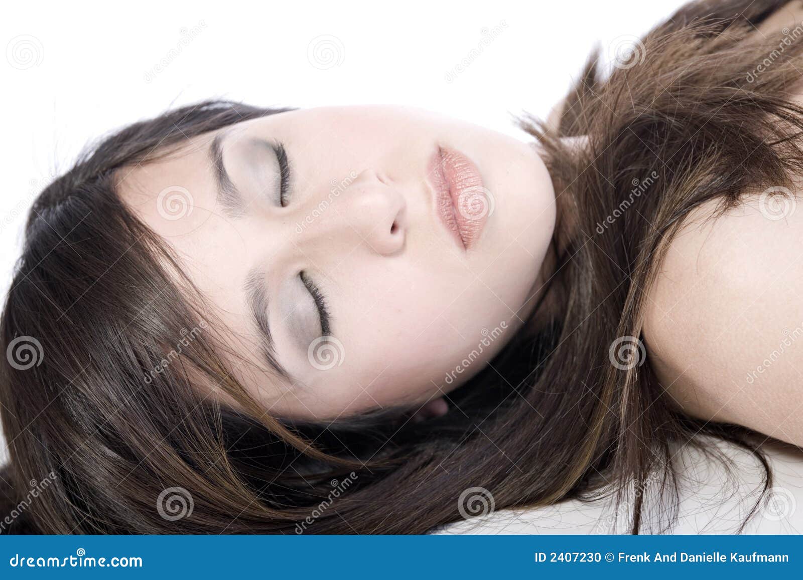 Sleeping model stock photo. Image of black, pose, model - 2407230