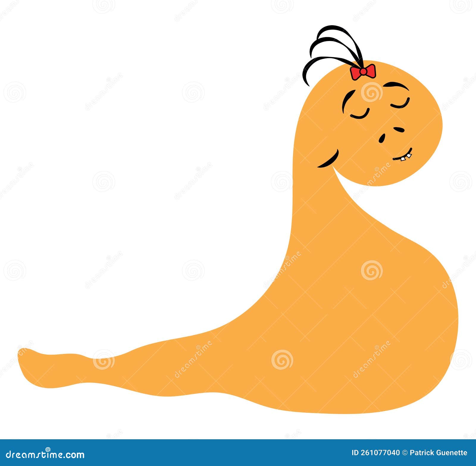 Sleeping monster, icon stock vector. Illustration of dinosaur - 261077040