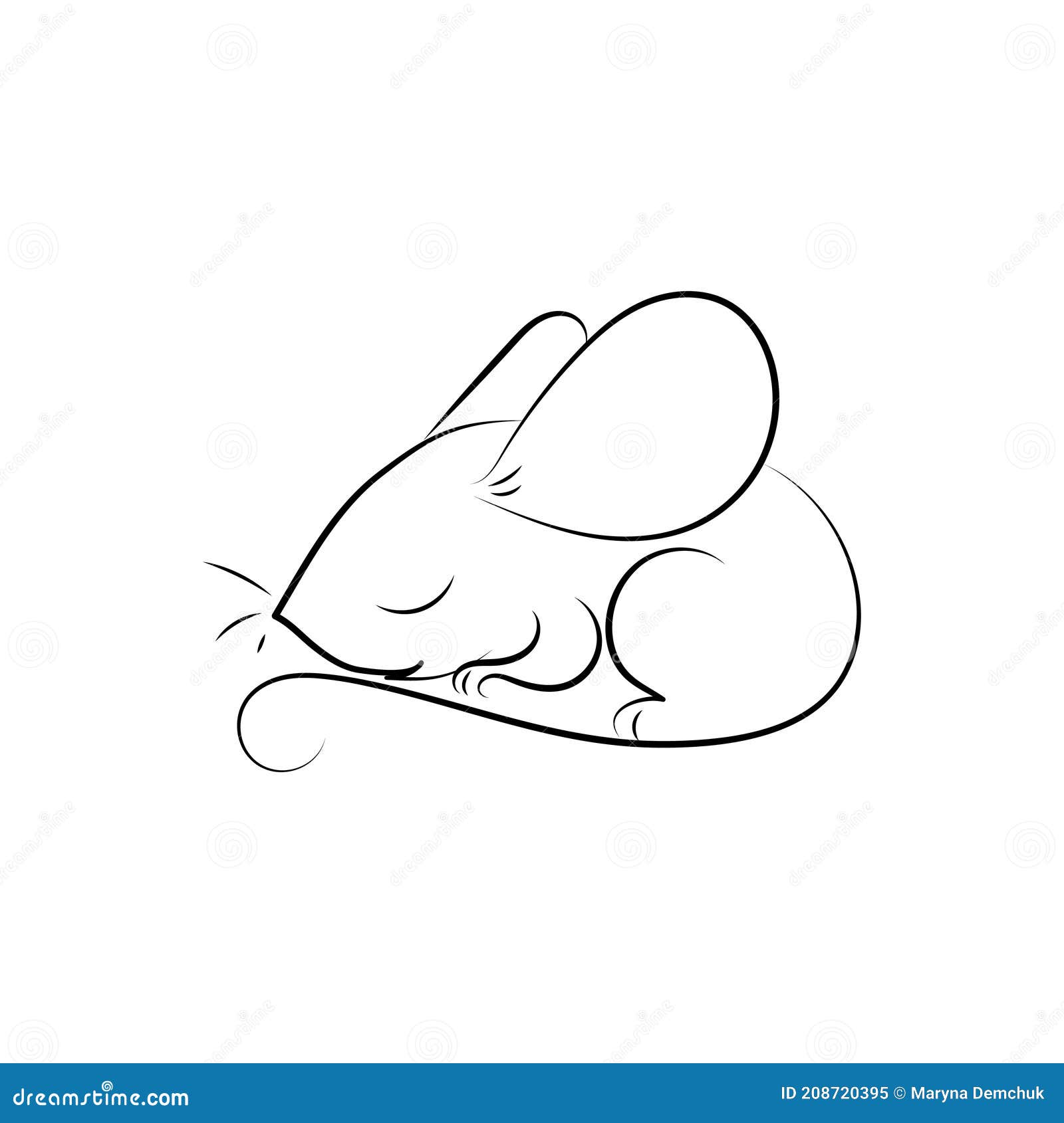 Mouse Outline Icon. Clipart Image Vector Illustration | CartoonDealer ...