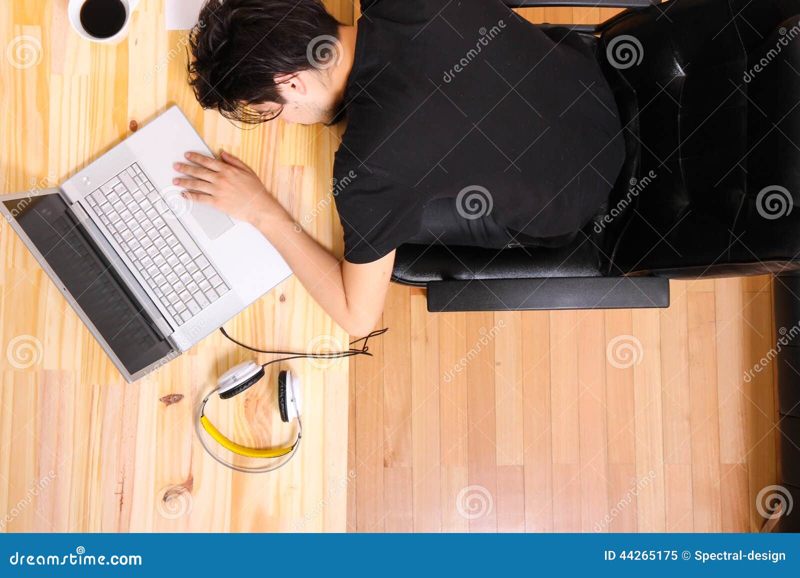 Sleeping in the office stock image. Image of sleep, note - 44265175