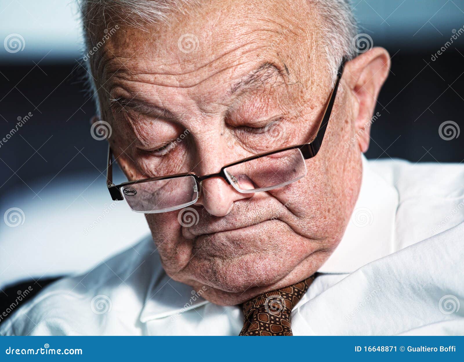 Sleeping old man stock image. Image of face, grandfather - 16648871