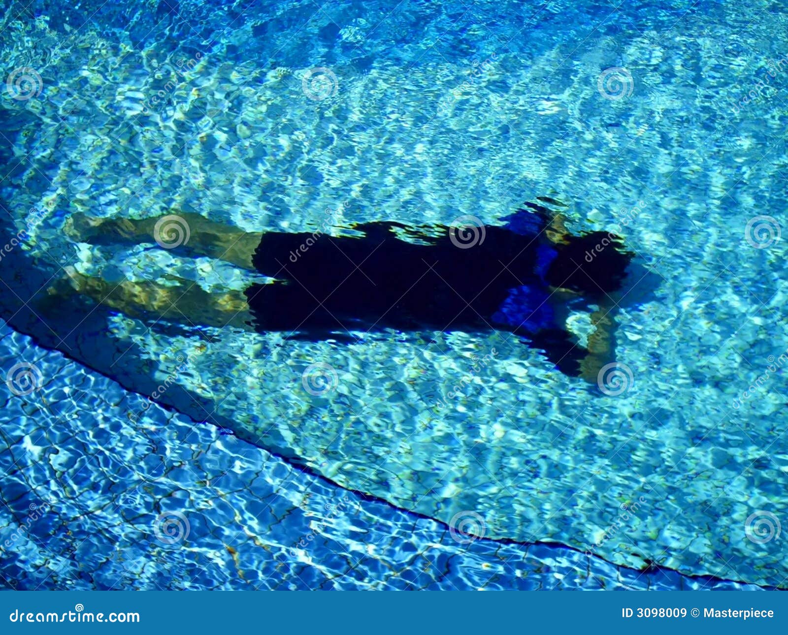 Sleeping In The Pool Picture. Image: 3098009