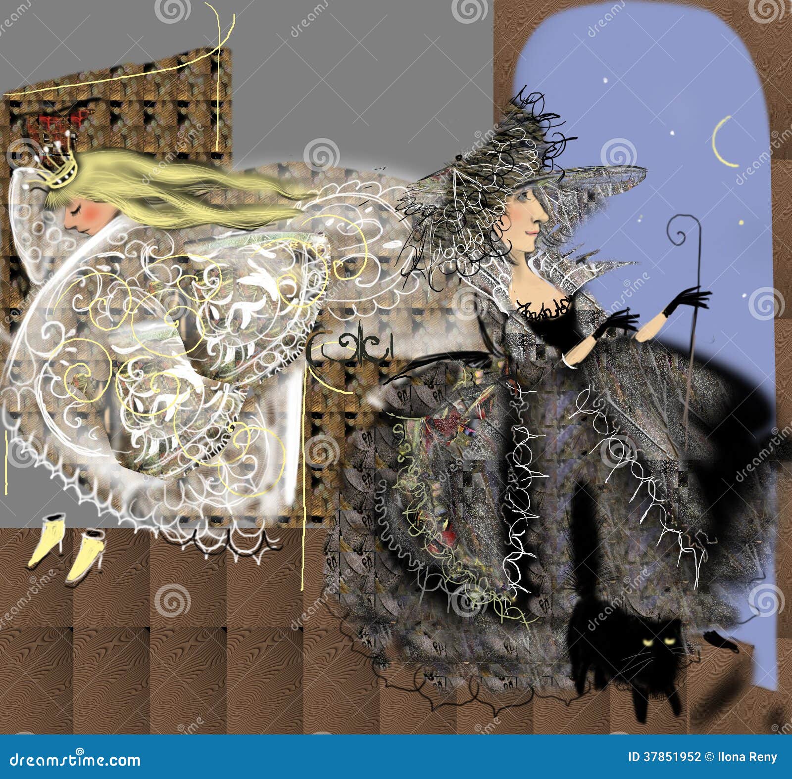 Witch Looking Stock Illustrations – 1,277 Witch Looking Stock ...