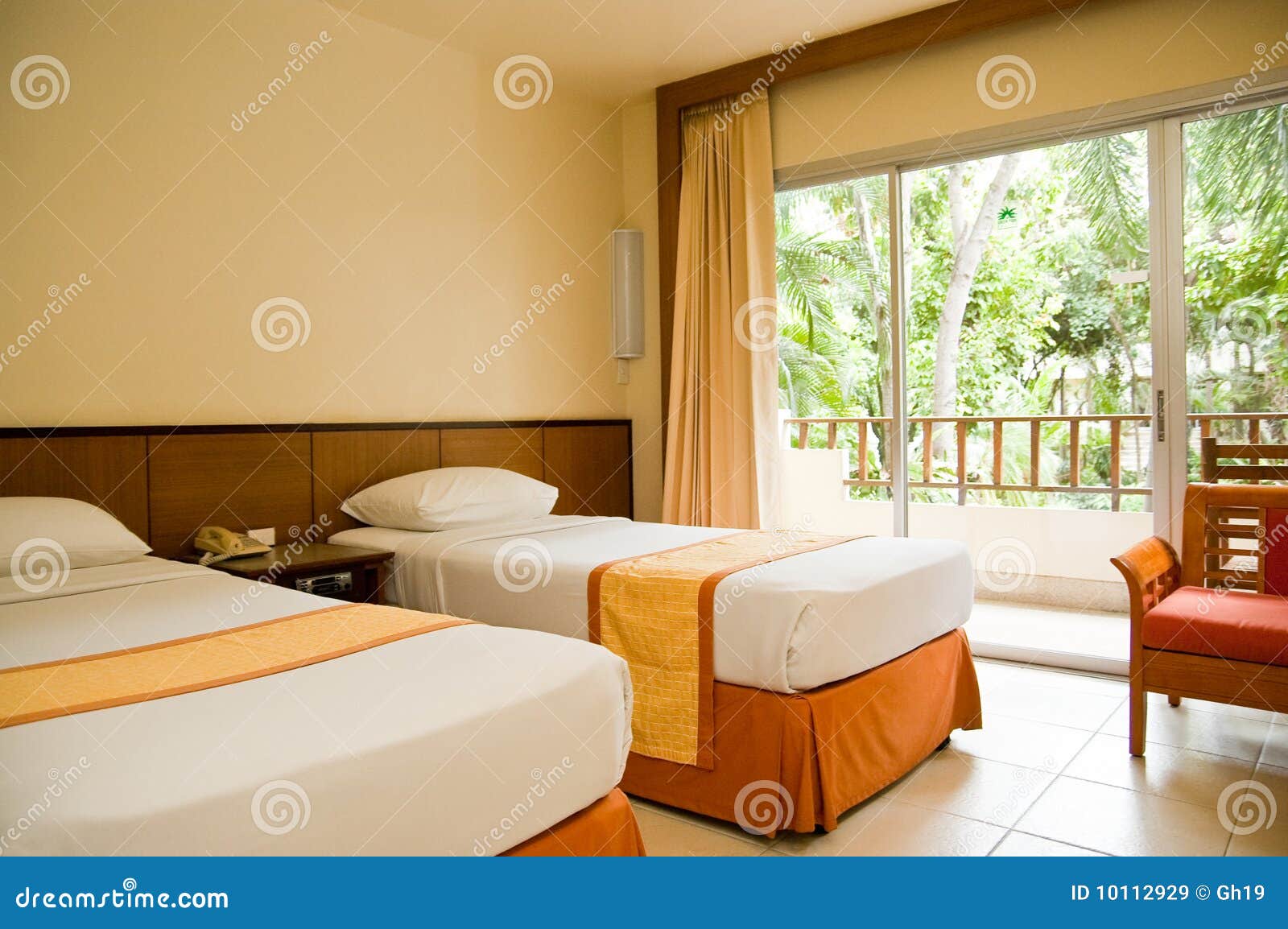 Sleeping room stock image. Image of motel, hotel, leisure - 10112929
