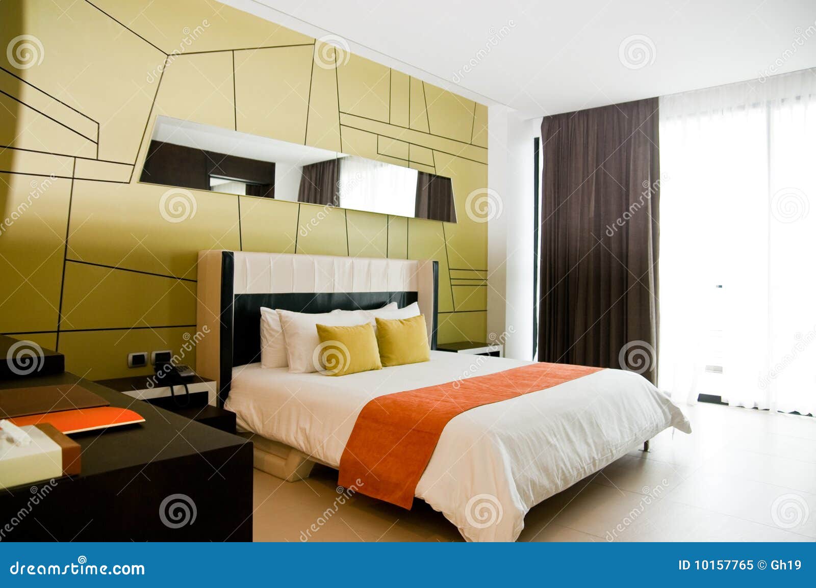 Sleeping room stock image. Image of modern, furniture - 10157765