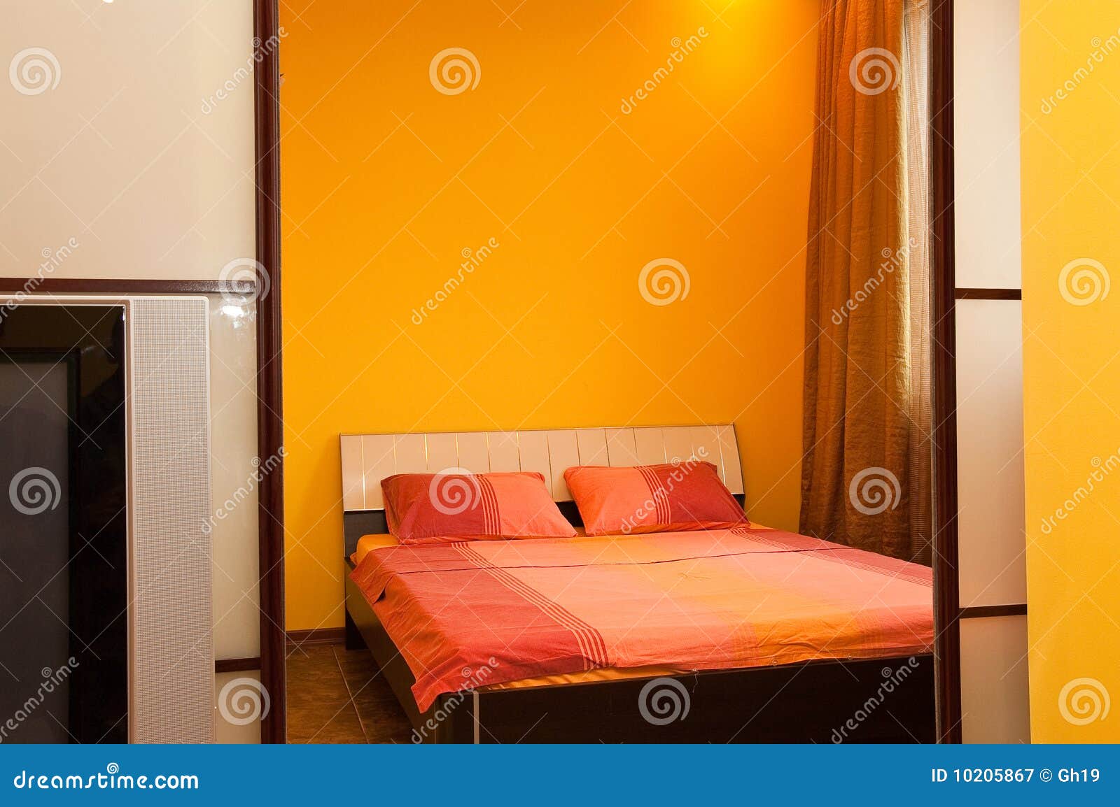 Sleeping room stock image. Image of residential, furniture - 10205867