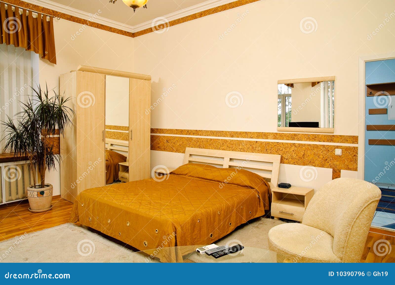 Sleeping room stock photo. Image of modern, apartment - 10390796