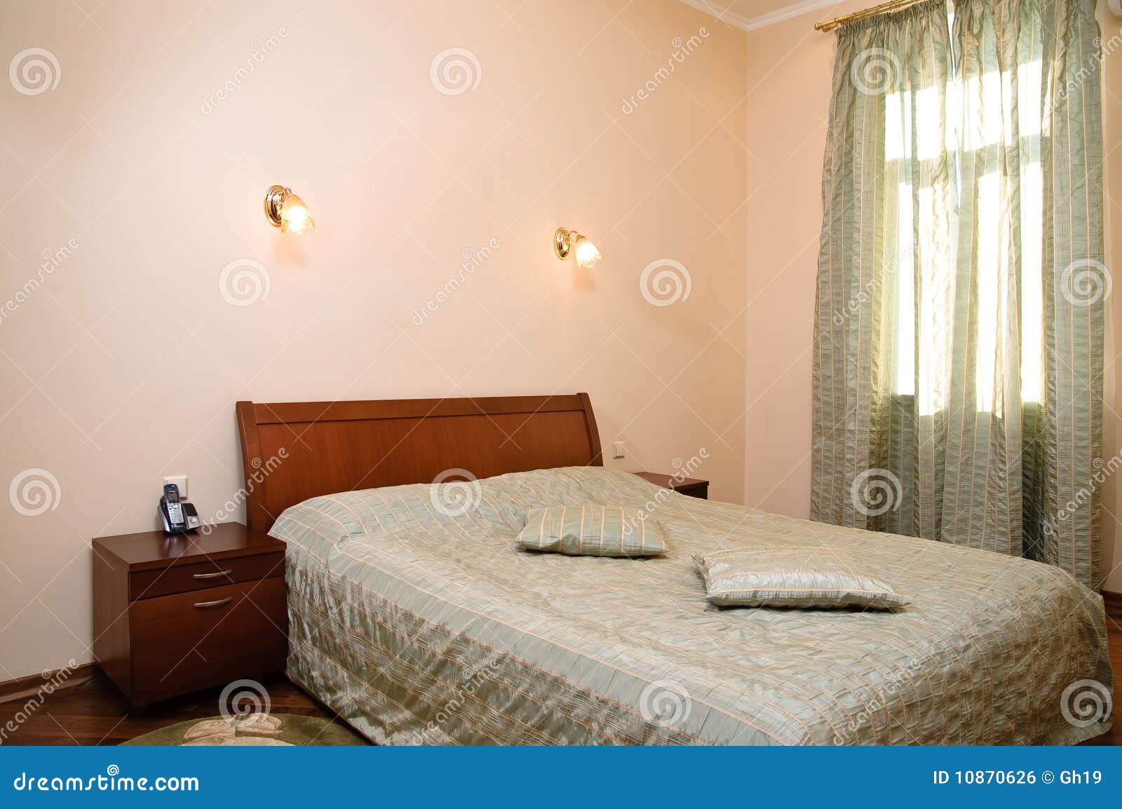 Sleeping room stock photo. Image of apartment, journey - 10870626