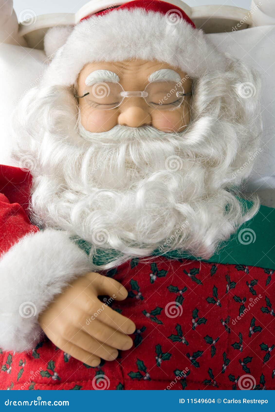 Sleeping Santa stock photo. Image of claus, christmas - 11549604