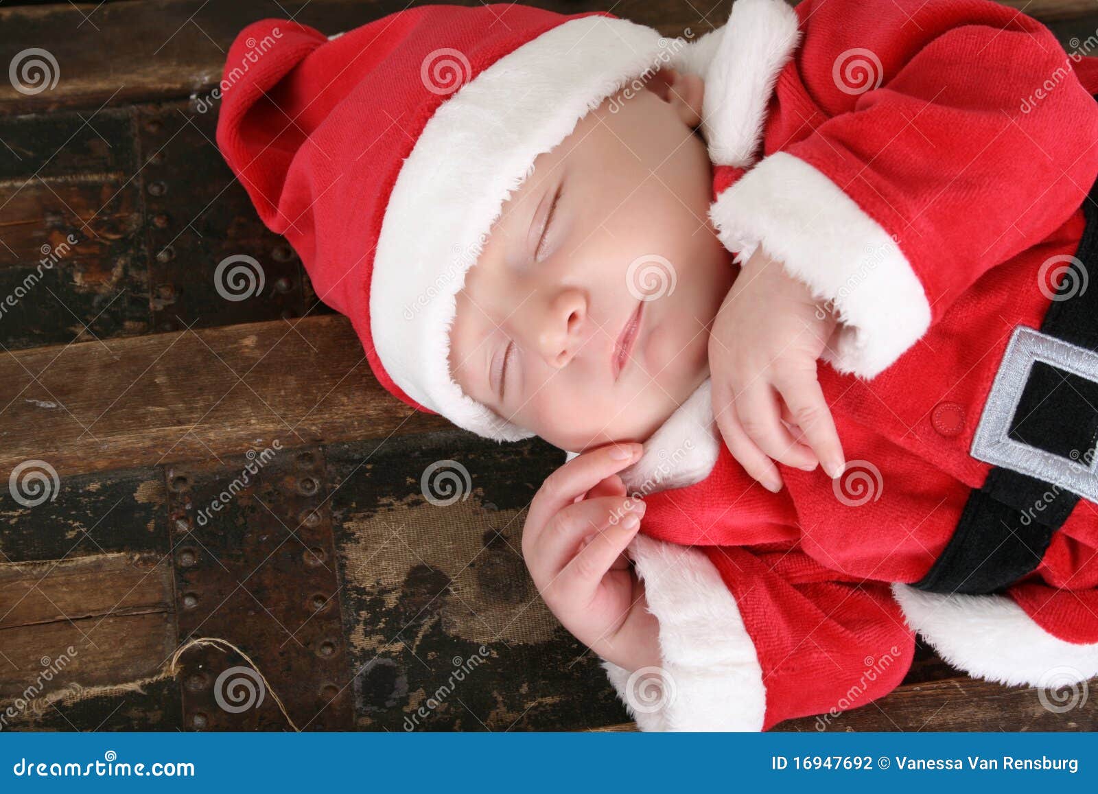 Sleeping Santa stock photo. Image of safe, portrait, lying - 16947692