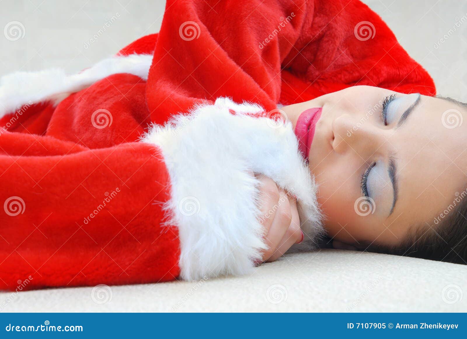 Sleeping Santa Royalty Free Stock Photo - Image: 7107905