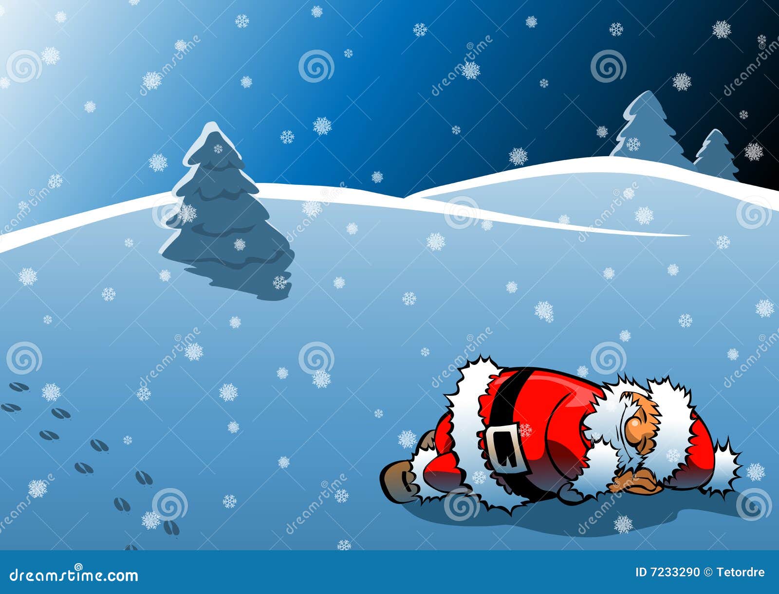 Sleeping Santa Claus Stock Photo - Image: 7233290