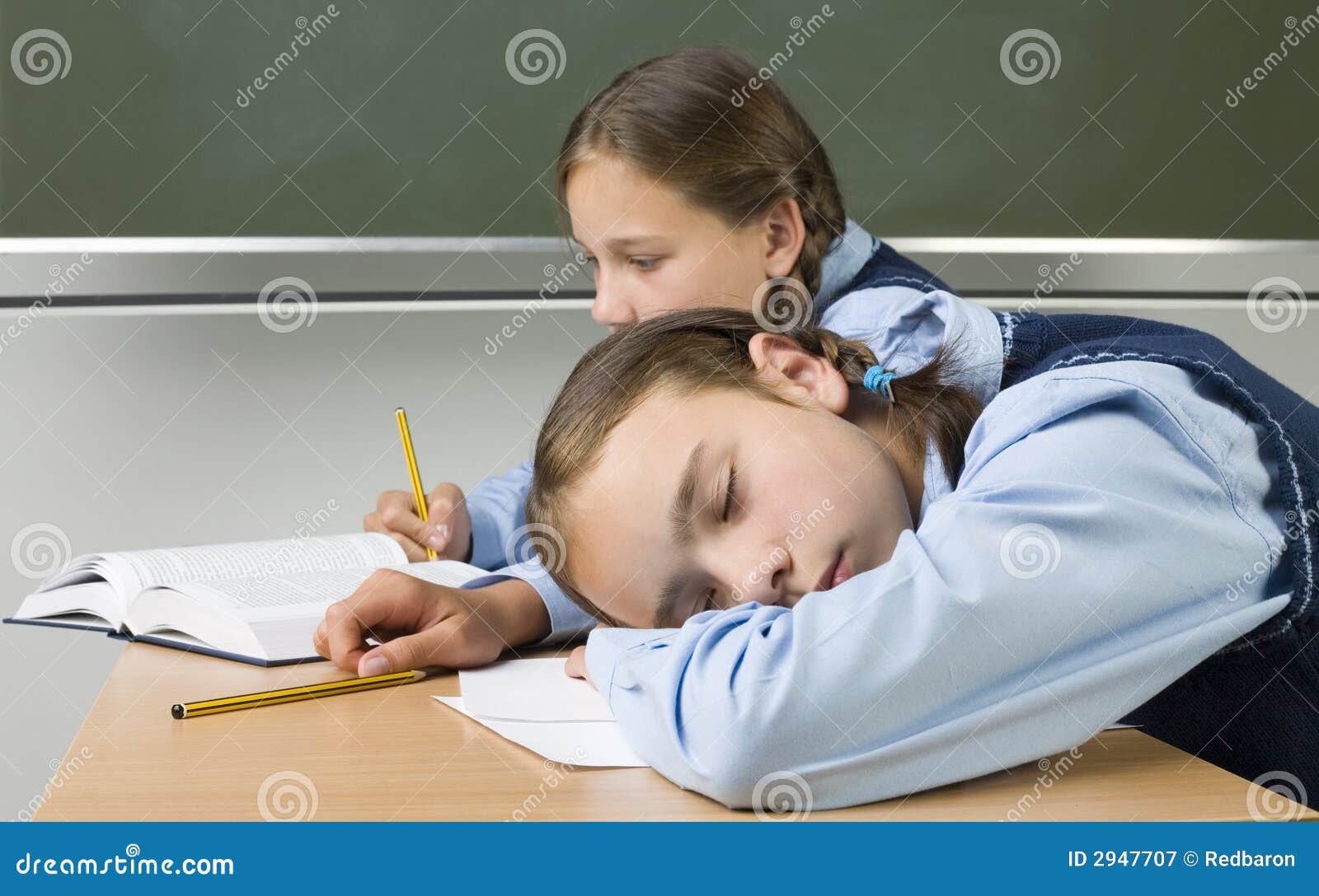 Sleeping at school stock image. Image of lesson, classmate - 2947707
