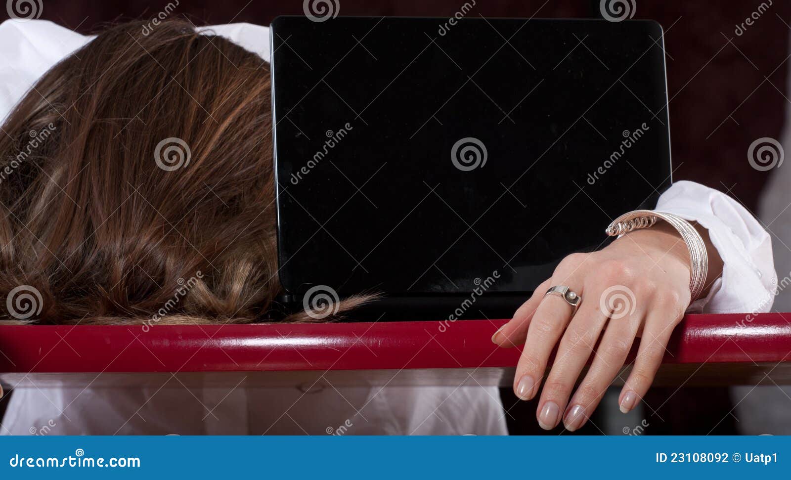 Sleeping secretary stock photo. Image of sleep, person - 23108092